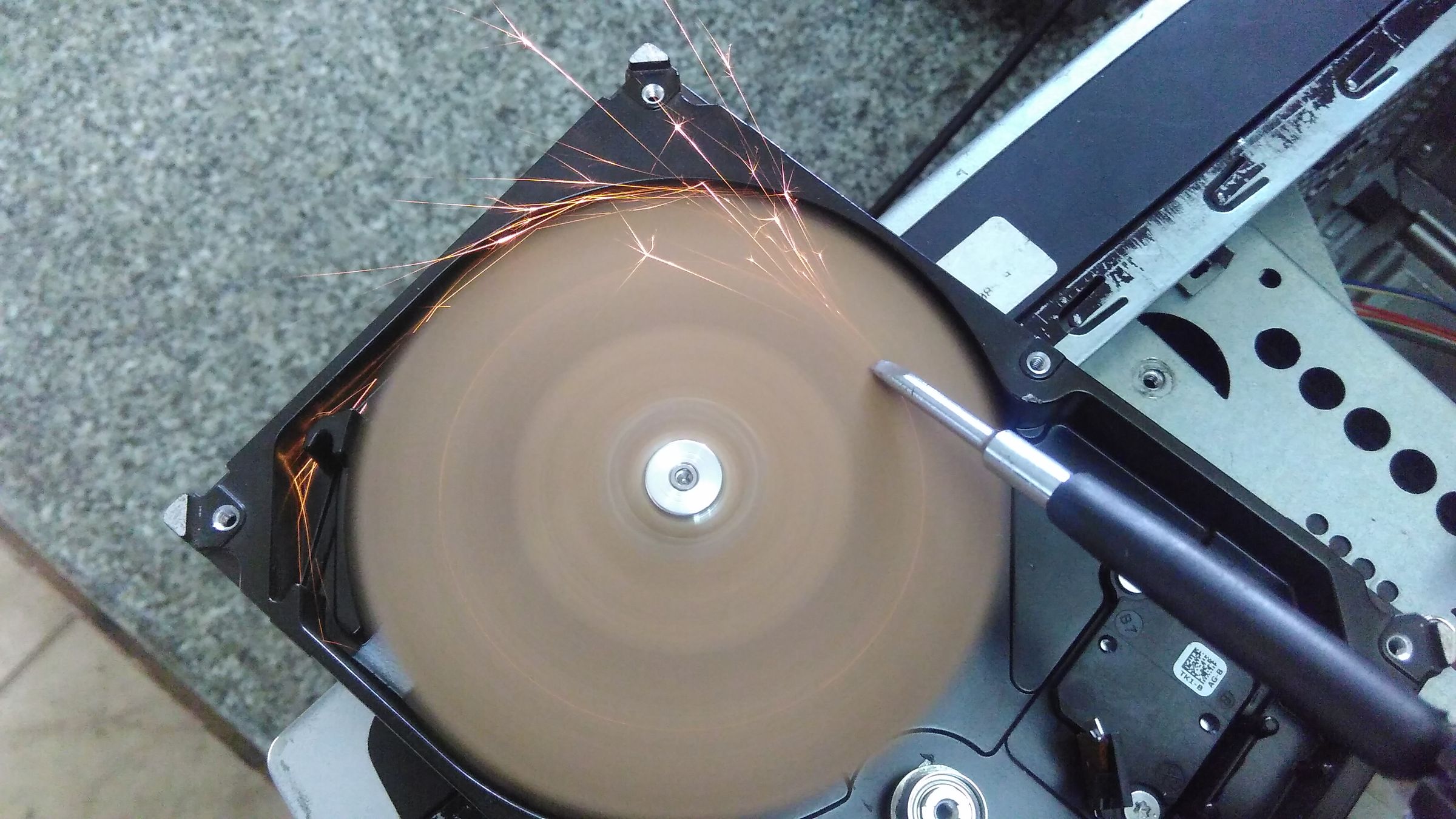 Grinding Machine Using Faulty HDD : 4 Steps - Instructables