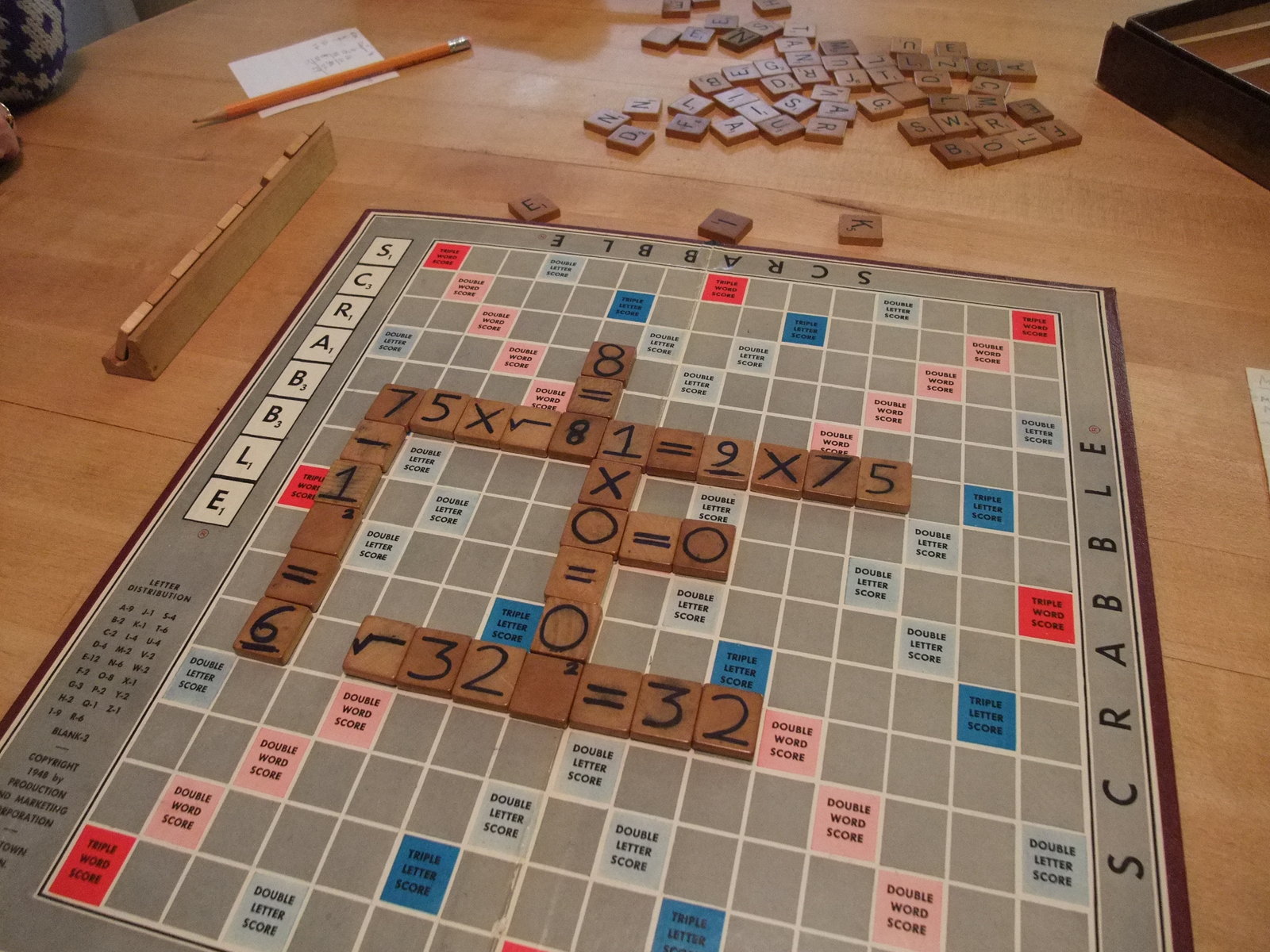 Number Scrabble - the Game (aka: Math Scrabble) : 4 Steps (with ...