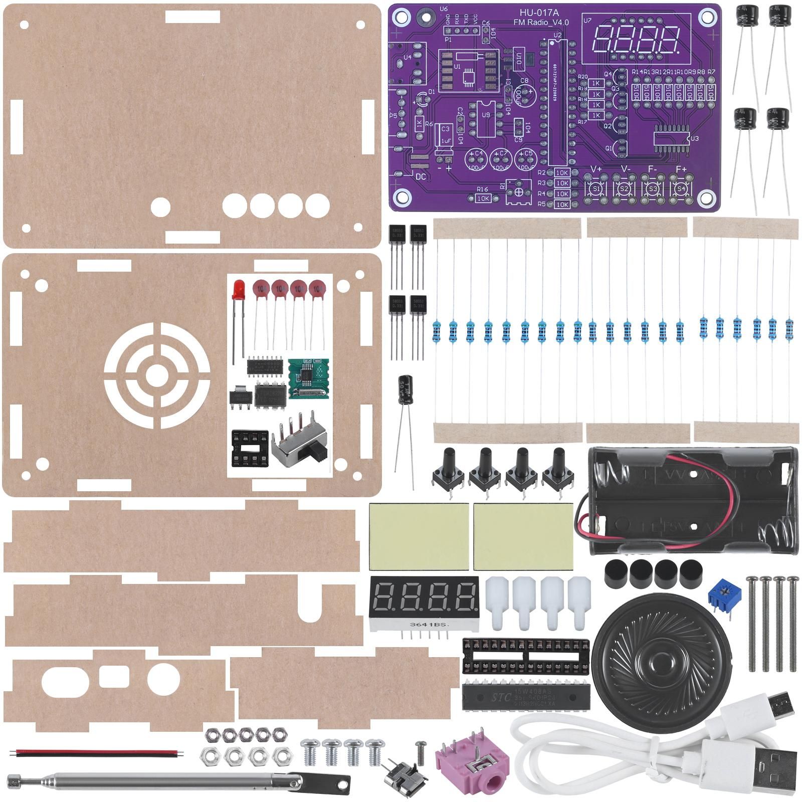 FM Radio Kit Soldering Project With Headphone Jack : 32 Steps ...