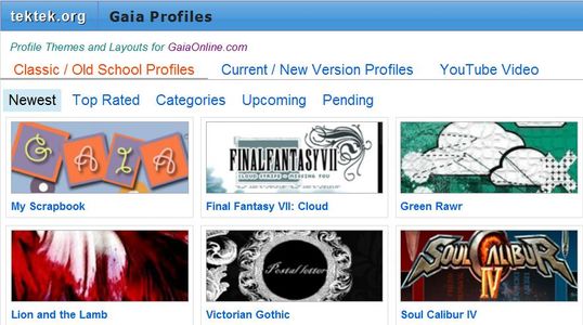 How to Change Your Gaia Online Profile Theme to Classic Style ...