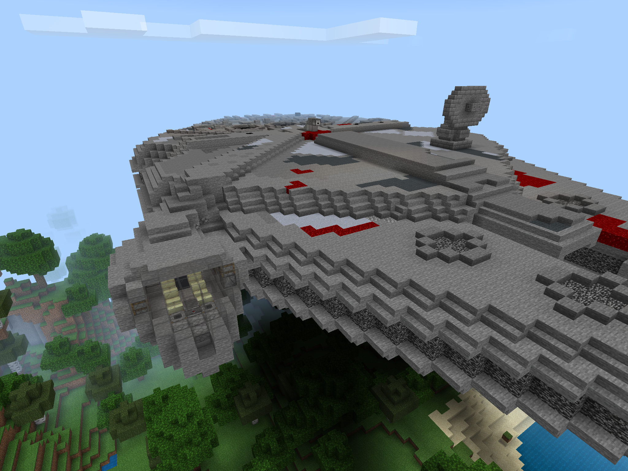 Minecraft - the Millennium Falcon : 7 Steps - Instructables