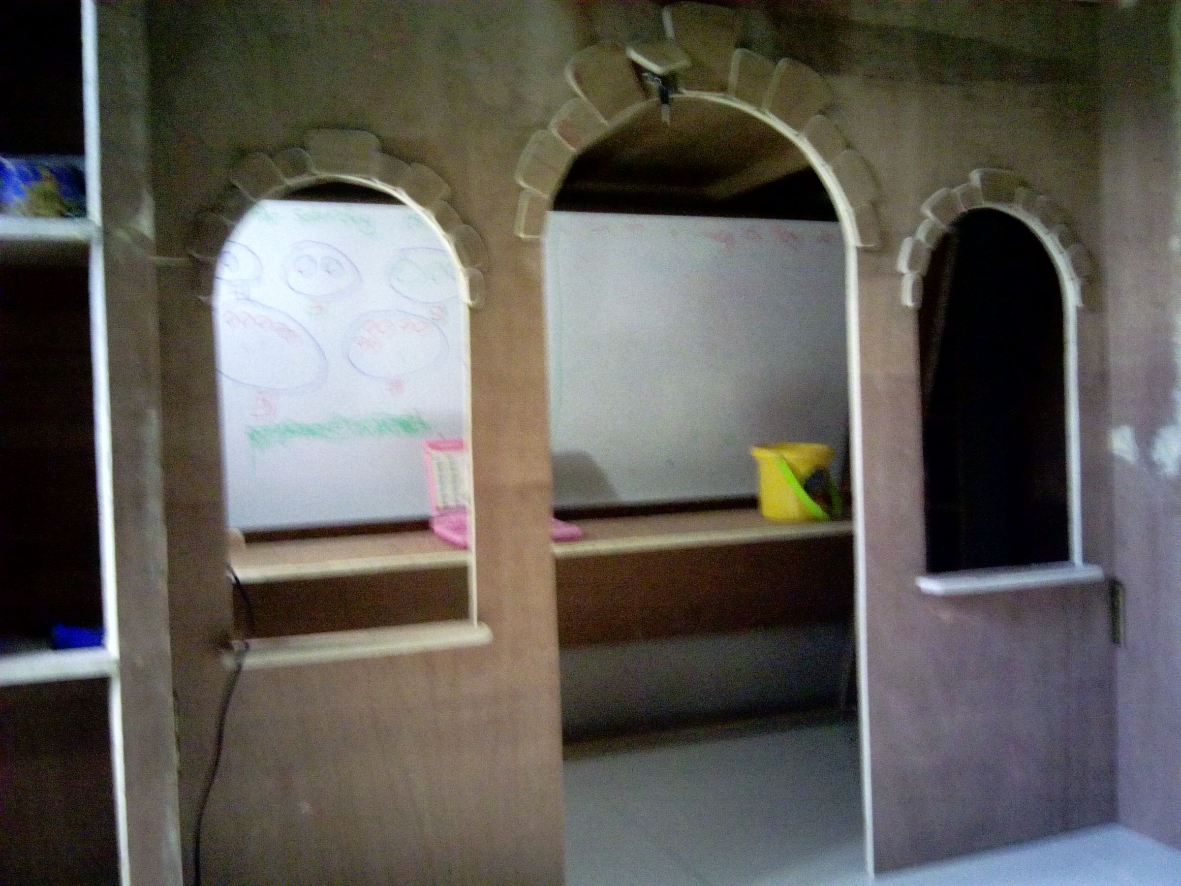 Castle Themed Bunk Bed With Many Features : 12 Steps (with Pictures ...