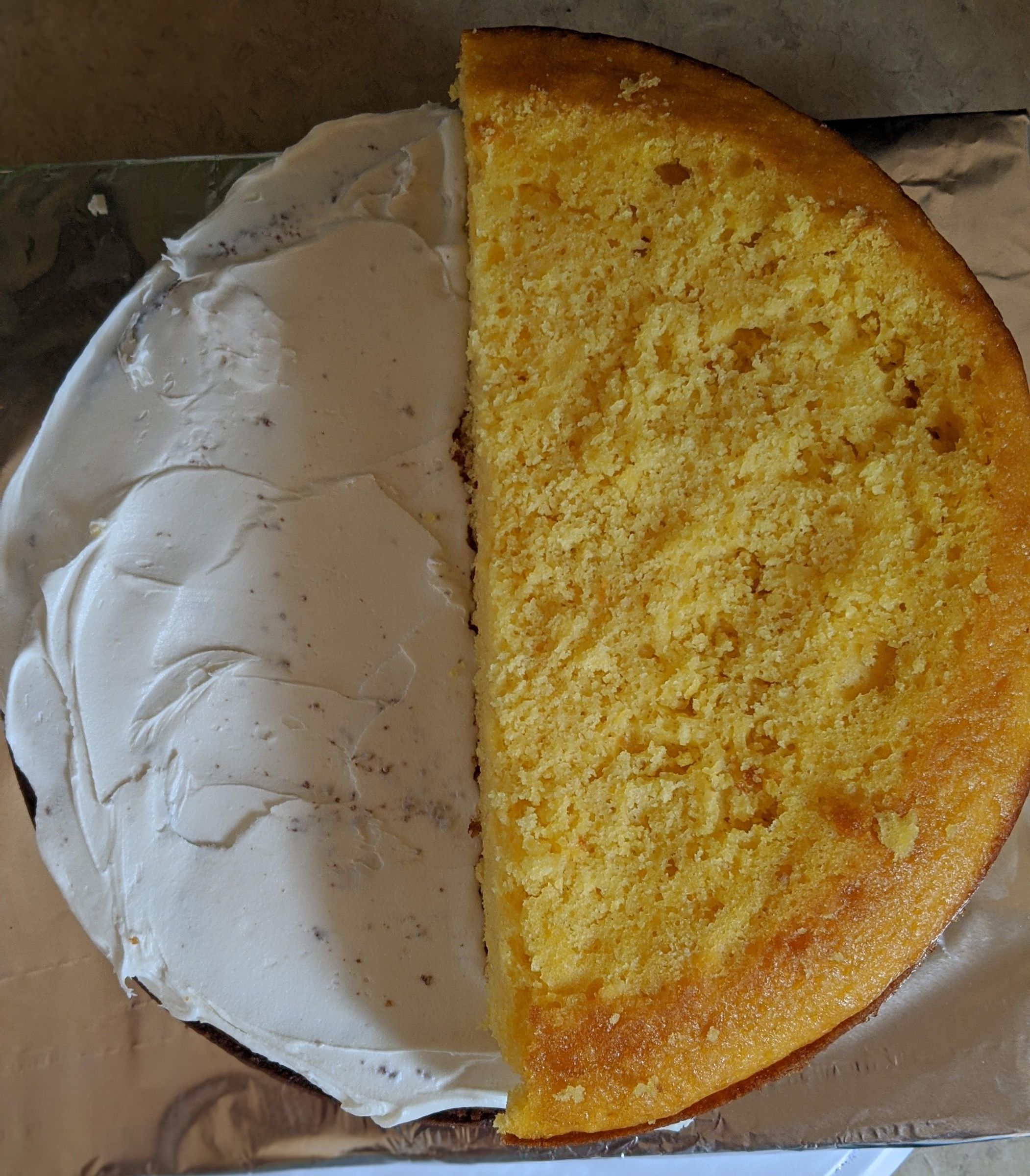 Two Flavor (Half & Half) Round Cake : 5 Steps - Instructables