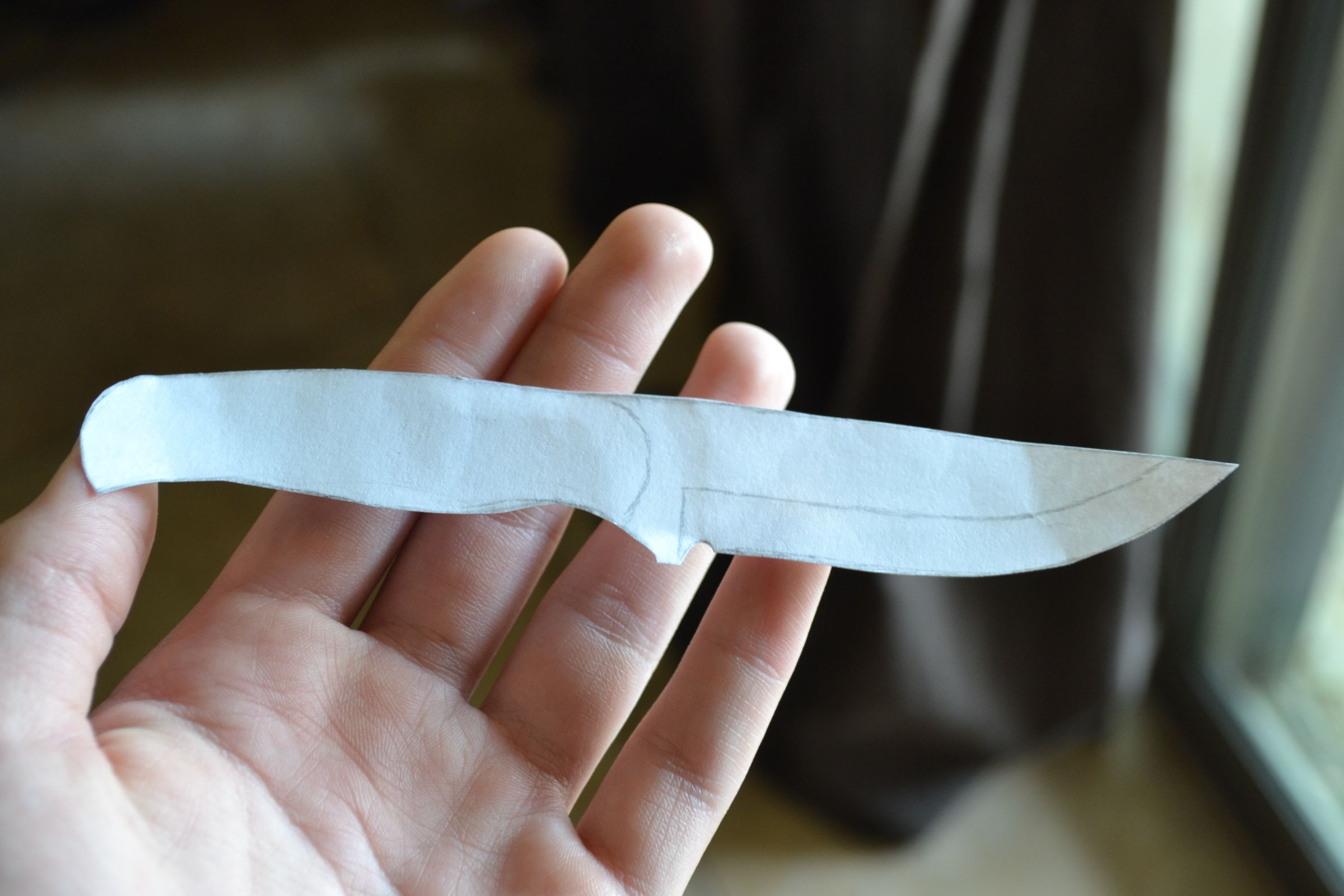 Homemade Knife Template