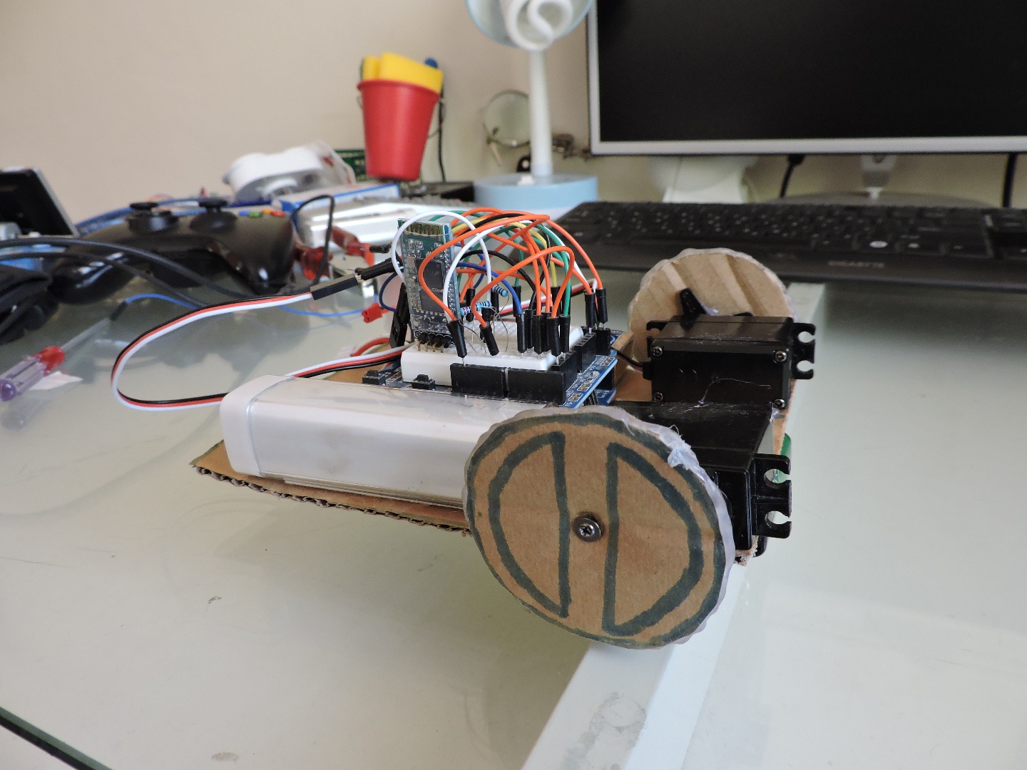PC Controlled Bluetooth Robot (With a GUI !) : 9 Steps - Instructables