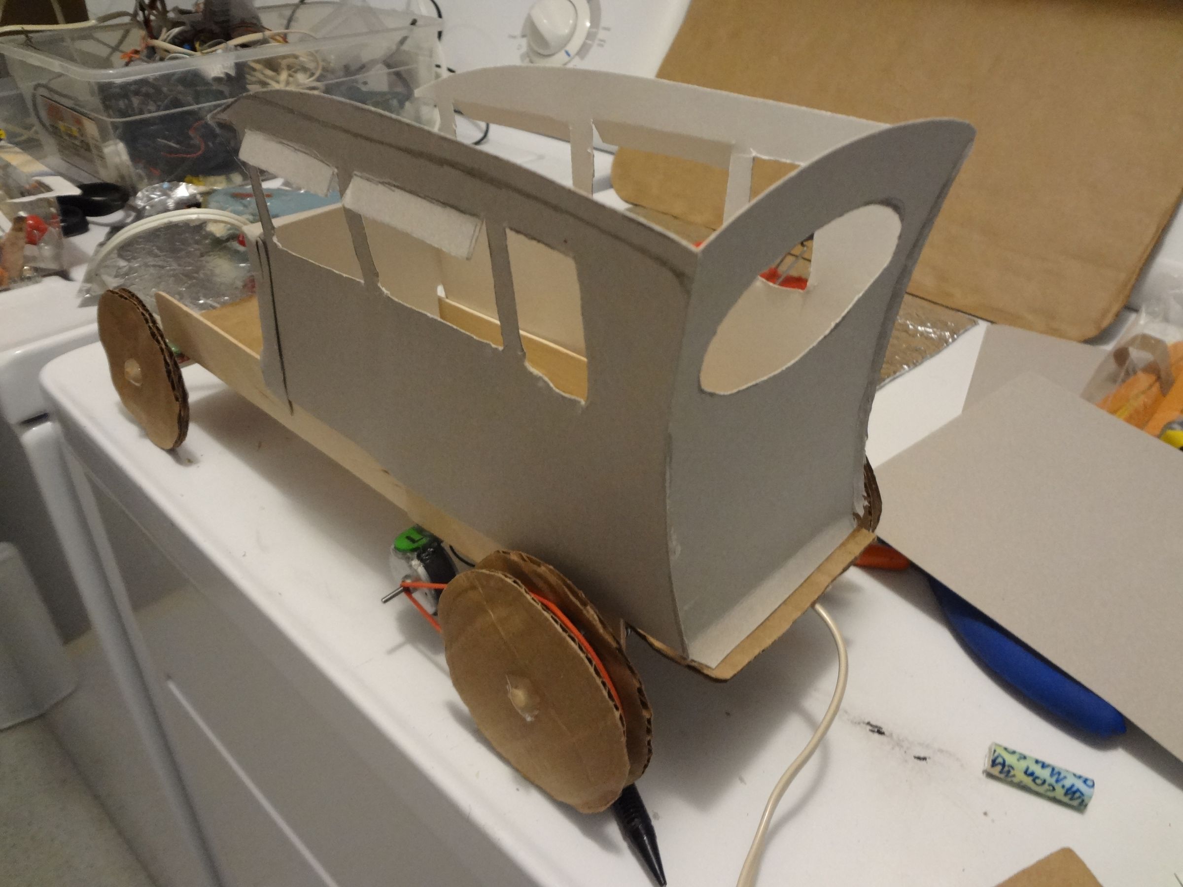 Cardboard Remote Controlled Car. : 6 Steps (with Pictures) - Instructables