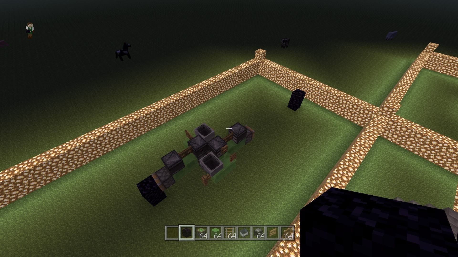 Minecraft SethBling's Simple 2-way Controllable Flying Machine Adapted ...