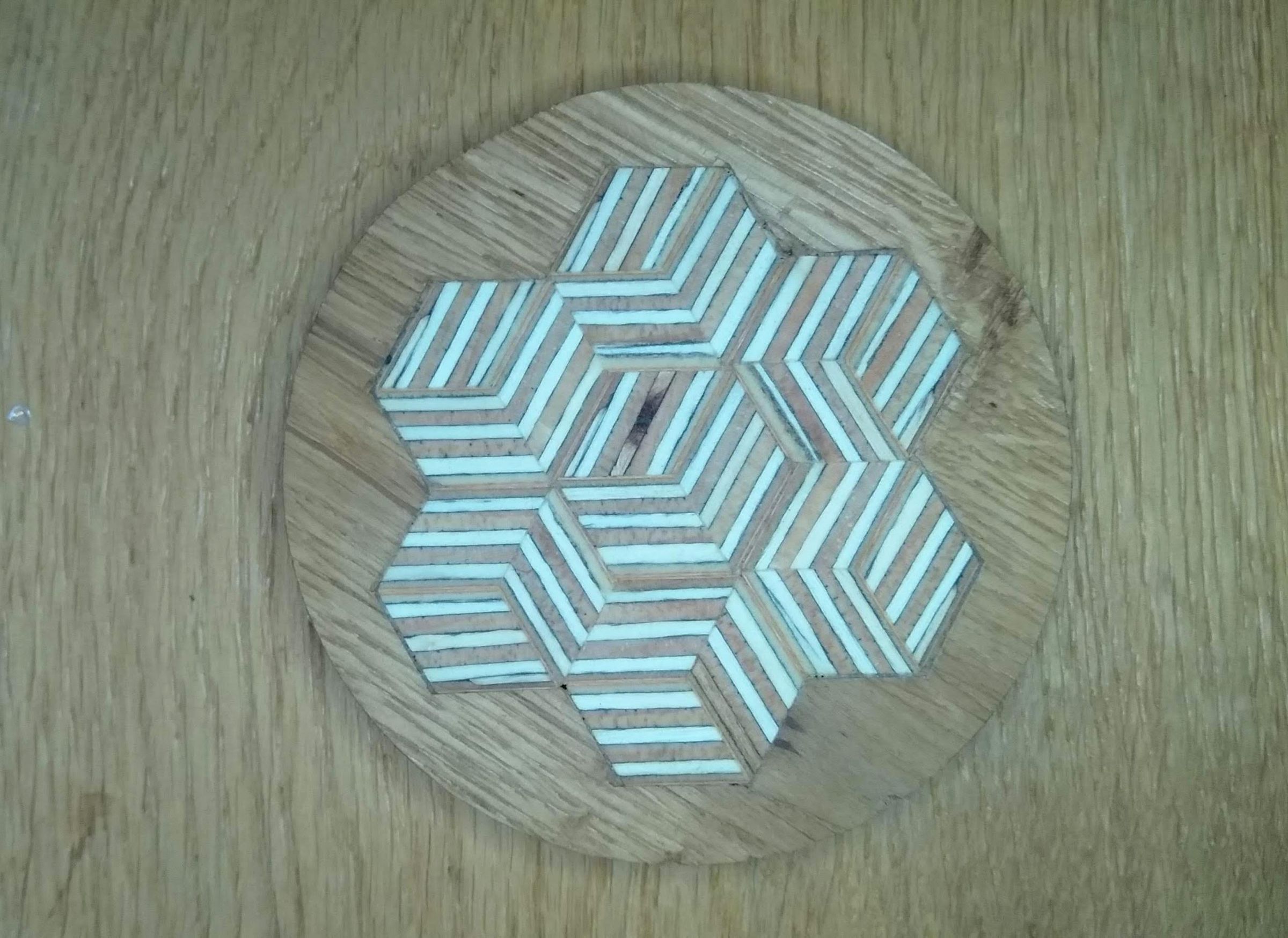 Hexagon Patterned Plywood Coasters : 10 Steps (with Pictures ...