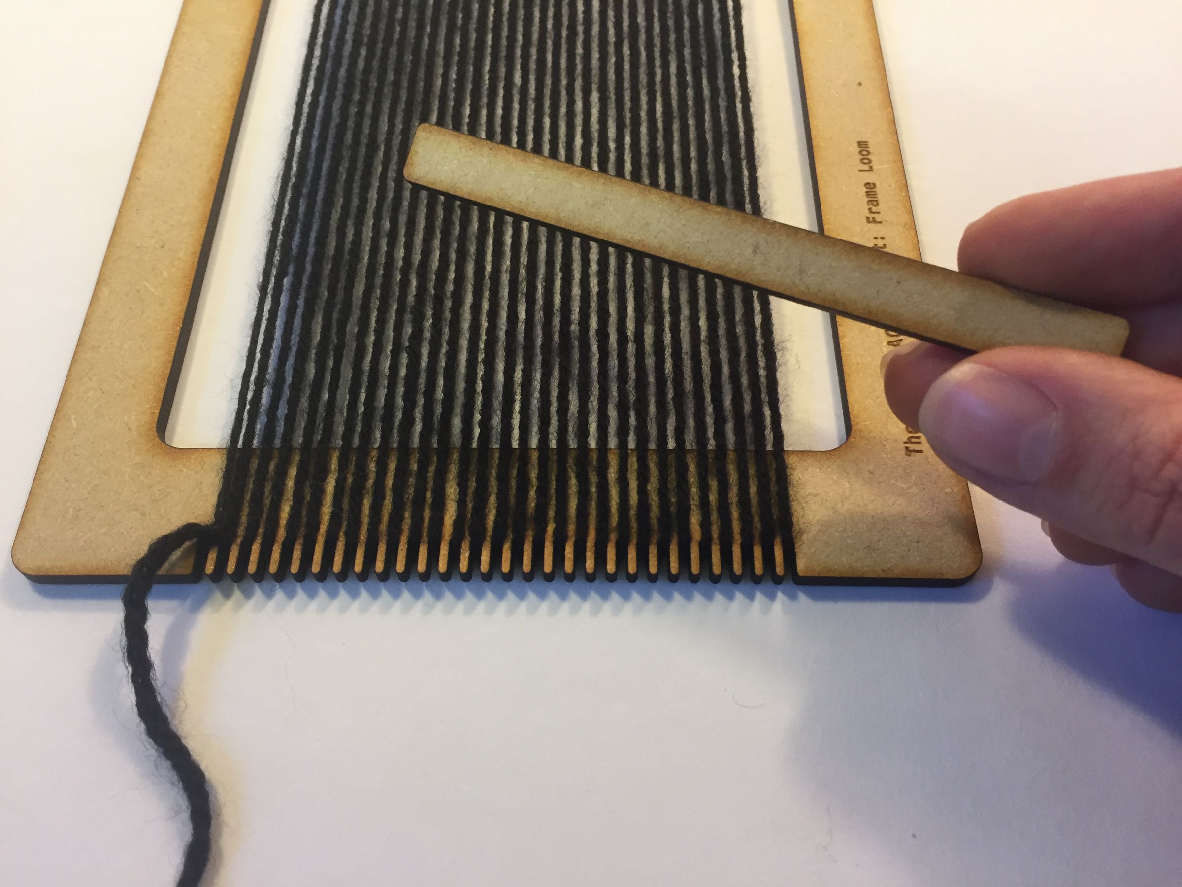 Laser Cut Mini Frame Loom Weaving : 24 Steps (with Pictures ...