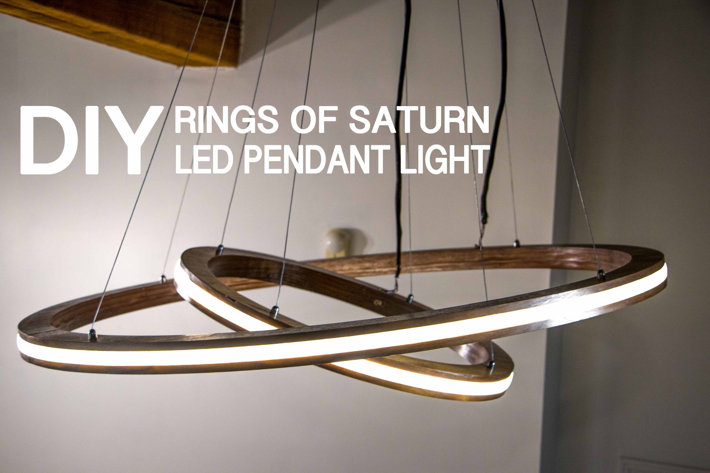 Rings of Saturn LED Music Visualizing Pendant Light : 8 Steps (with ...