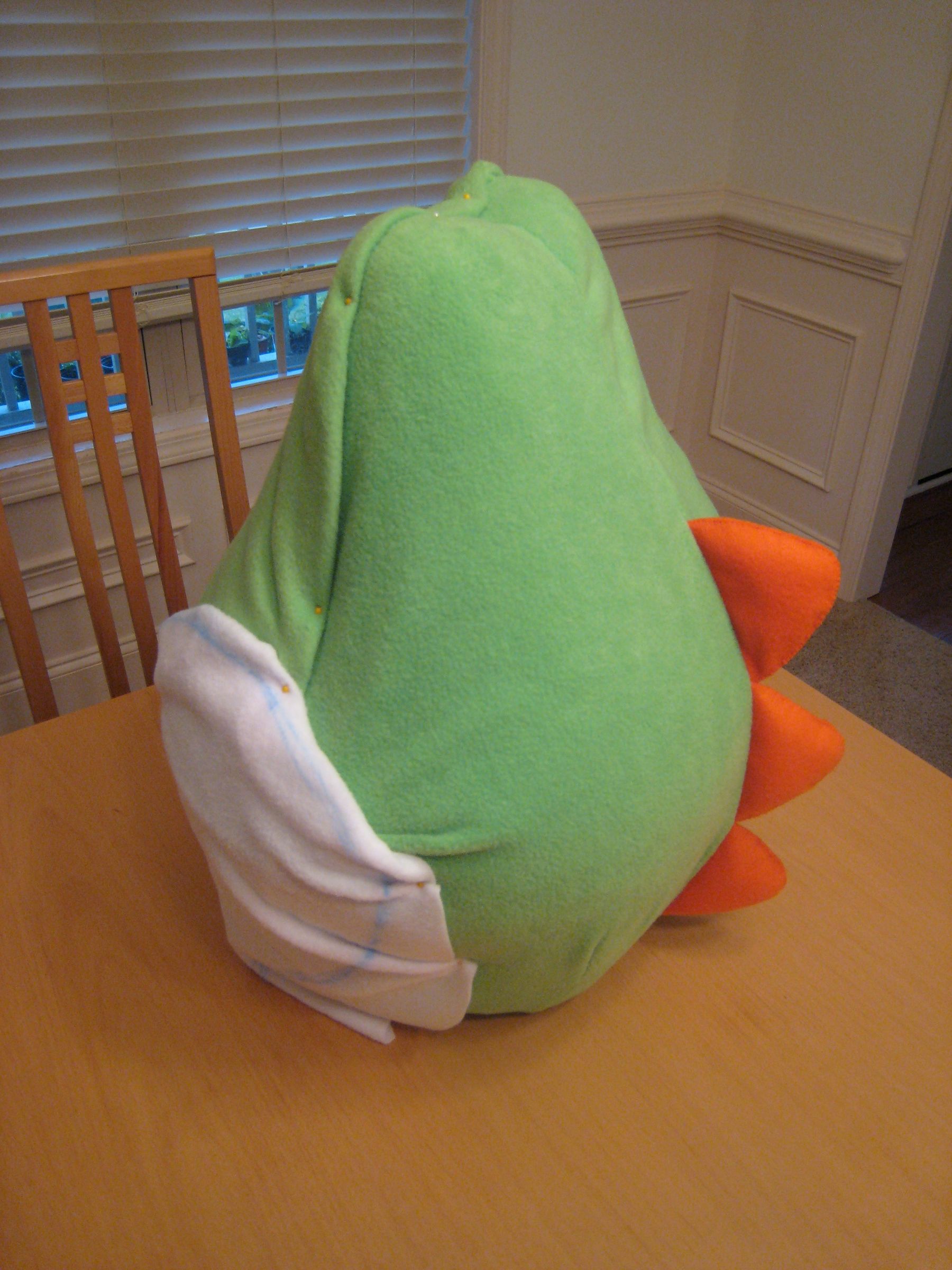 Yoshi Mascot and Baby Mario Costumes for Toddlers : 21 Steps (with ...