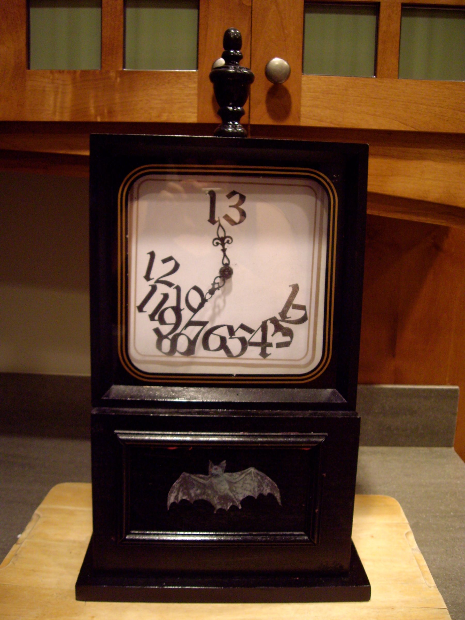 Spooky Backwards Spinning Clock Made From Cassette Player Motor : 7 ...