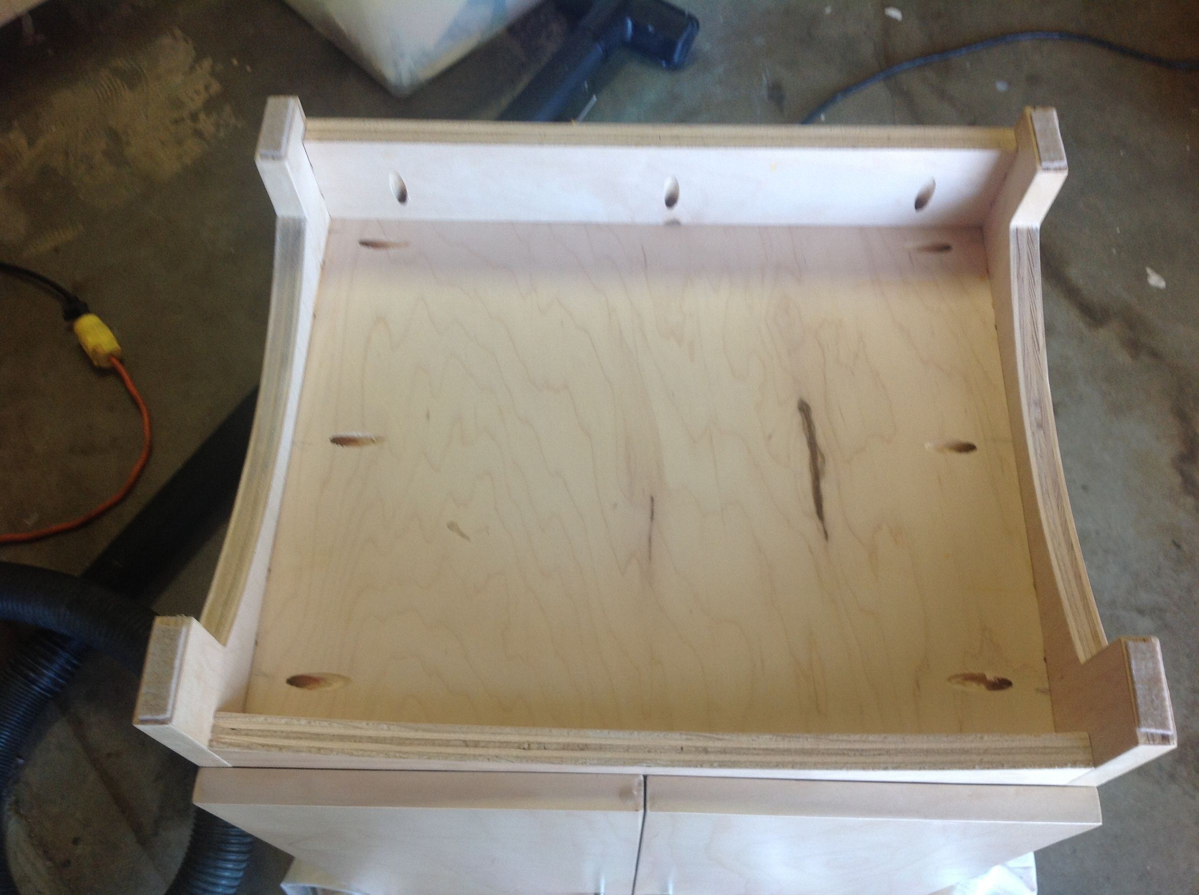 Desk-height Cabinet Made With CNC Router : 5 Steps (with Pictures ...
