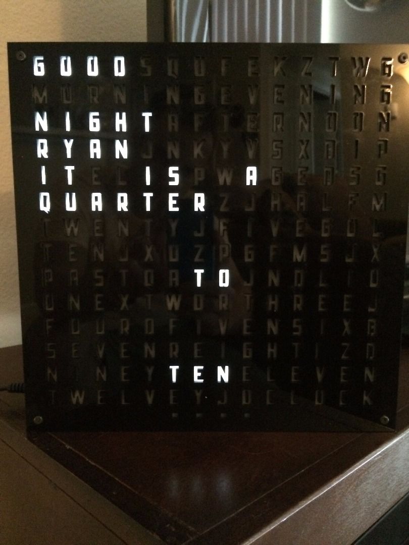 Personalised Word Clock : 8 Steps (with Pictures) - Instructables