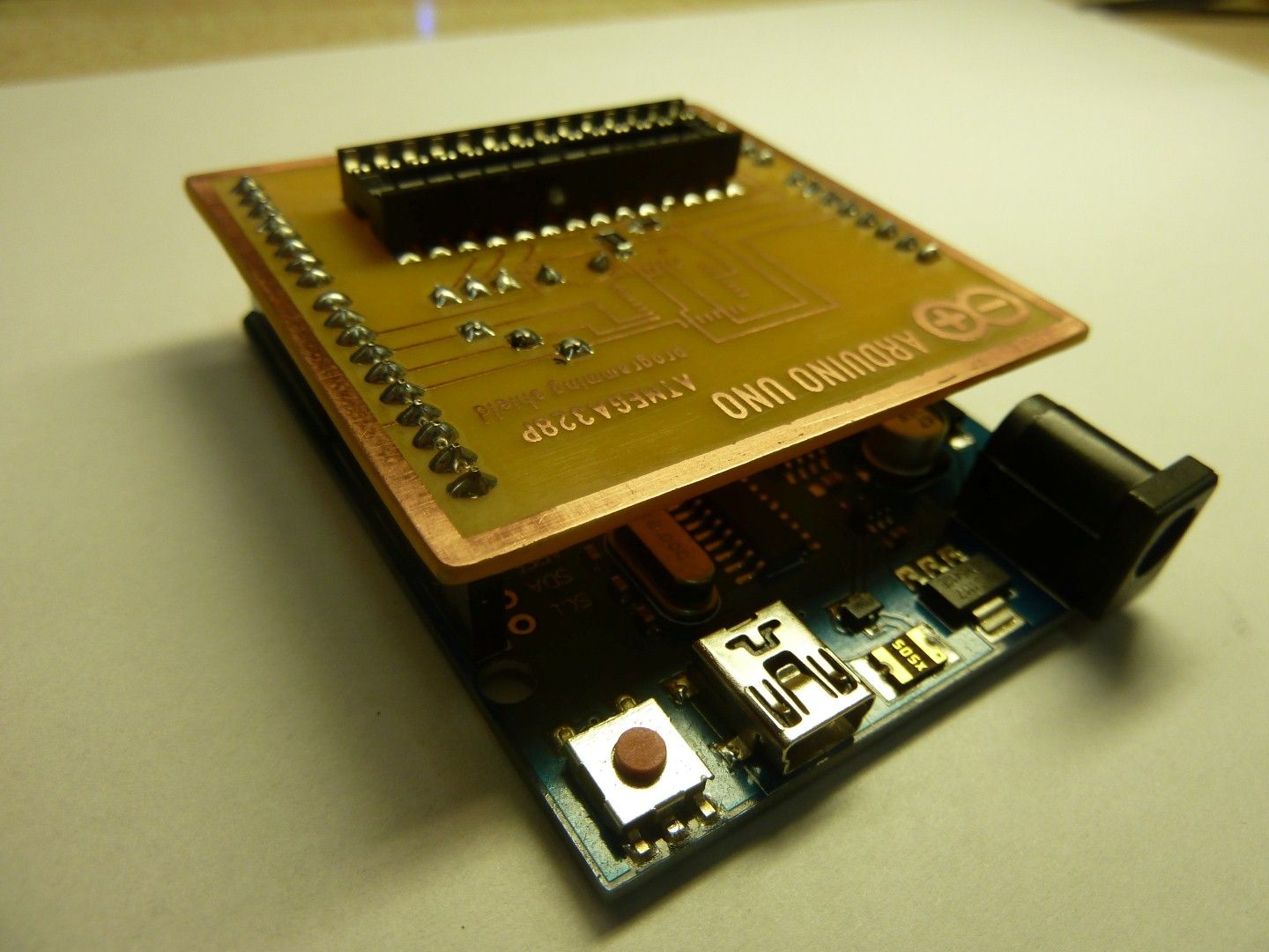 ATMEGA328 Bootloader Programming Shield for Arduino Uno : 3 Steps (with ...