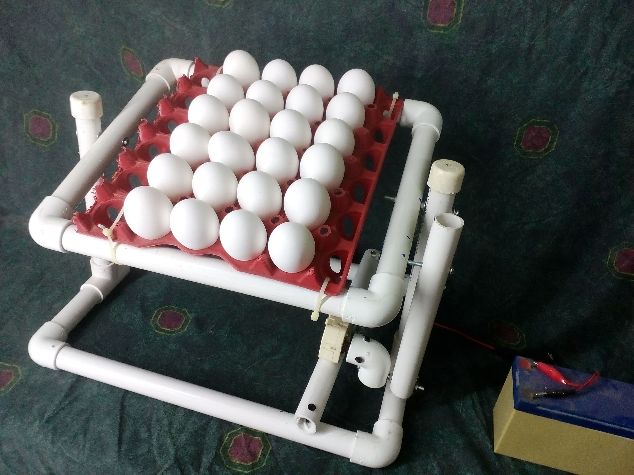 How to Make Automatic Rotating Egg Tray From PVC : 7 Steps (with ...