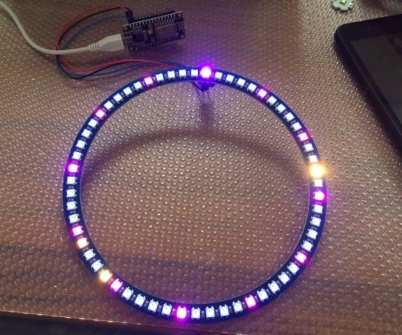 Wol Clock ESP8266-12E + 60 LED WS2812B Analogue Digital Clock : 5 Steps (with Pictures ...