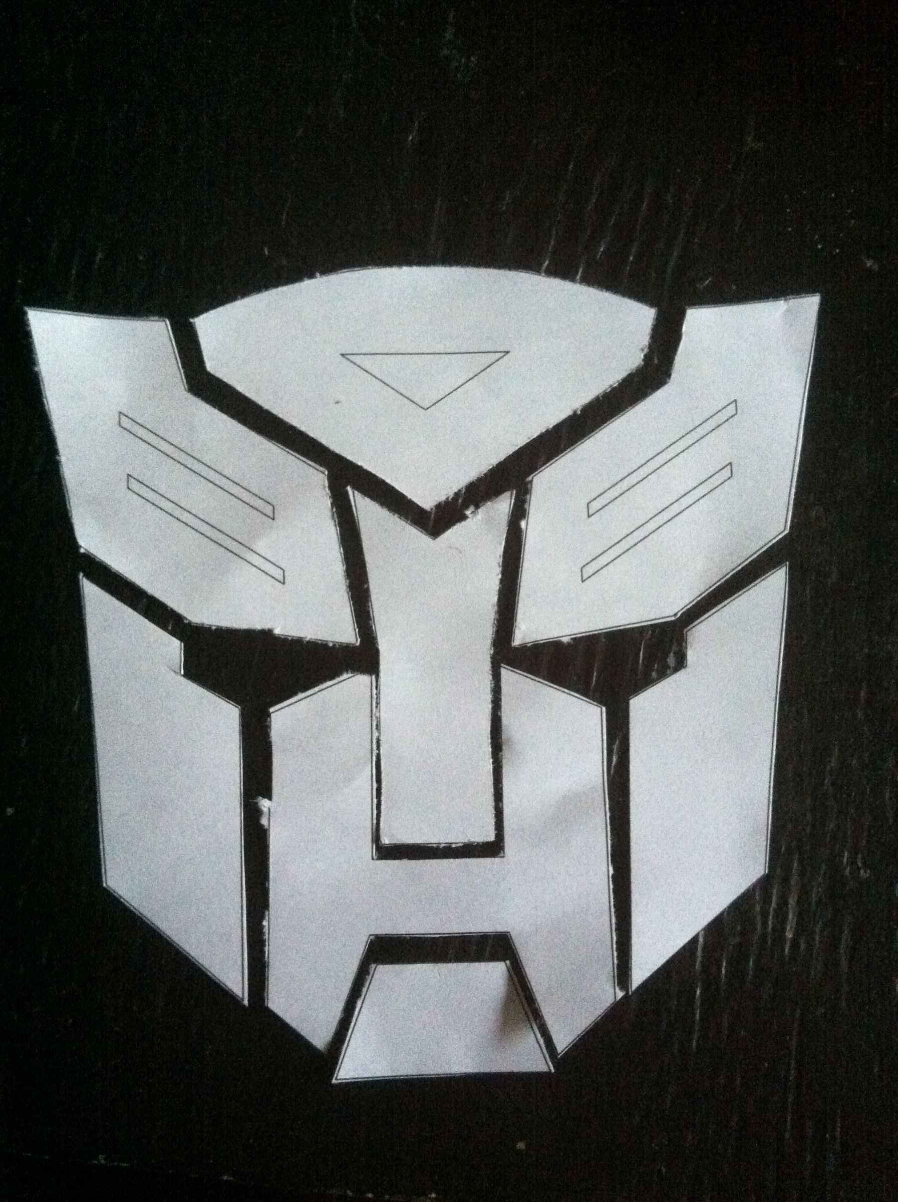 Autobot Logo Stencil