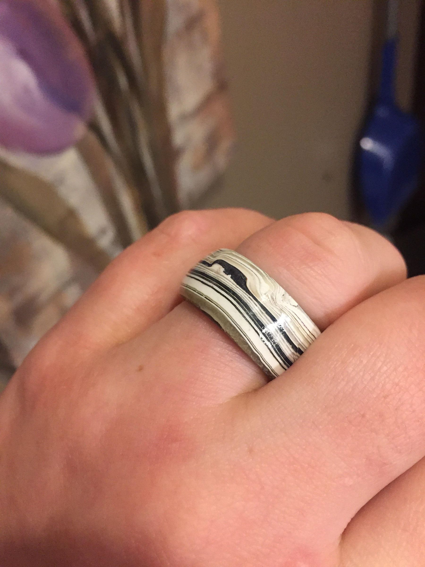Faux Fordite Layered Paint Ring : 10 Steps (with Pictures) - Instructables