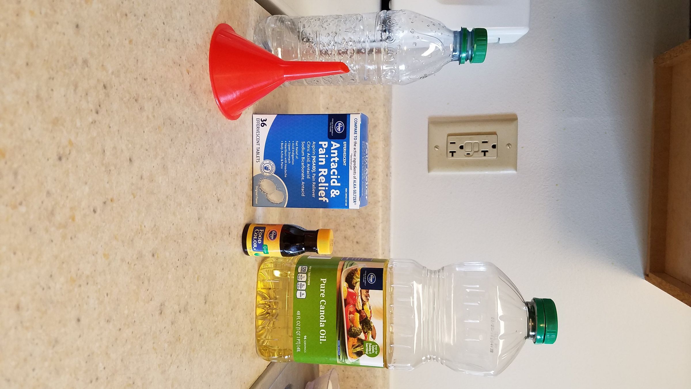 Homemade Lava Lamp Materials
