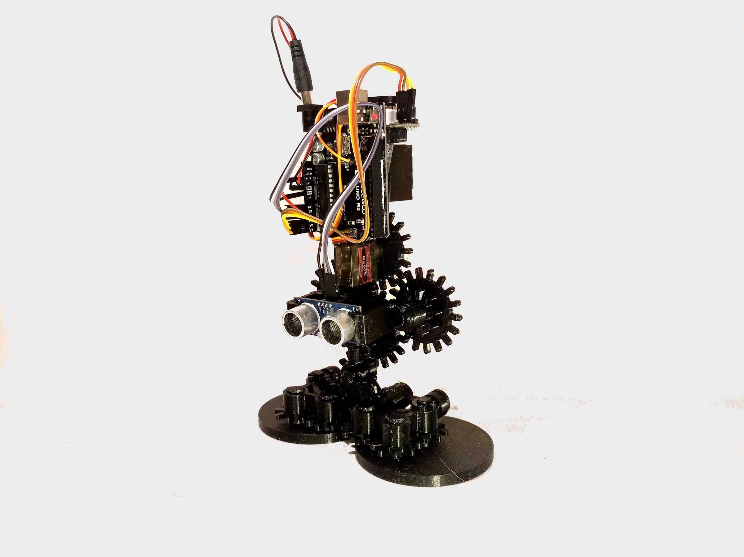 Cogsy the 1 Servo Omnidirectional Biped Robot for 15 $, 3D Printed ...