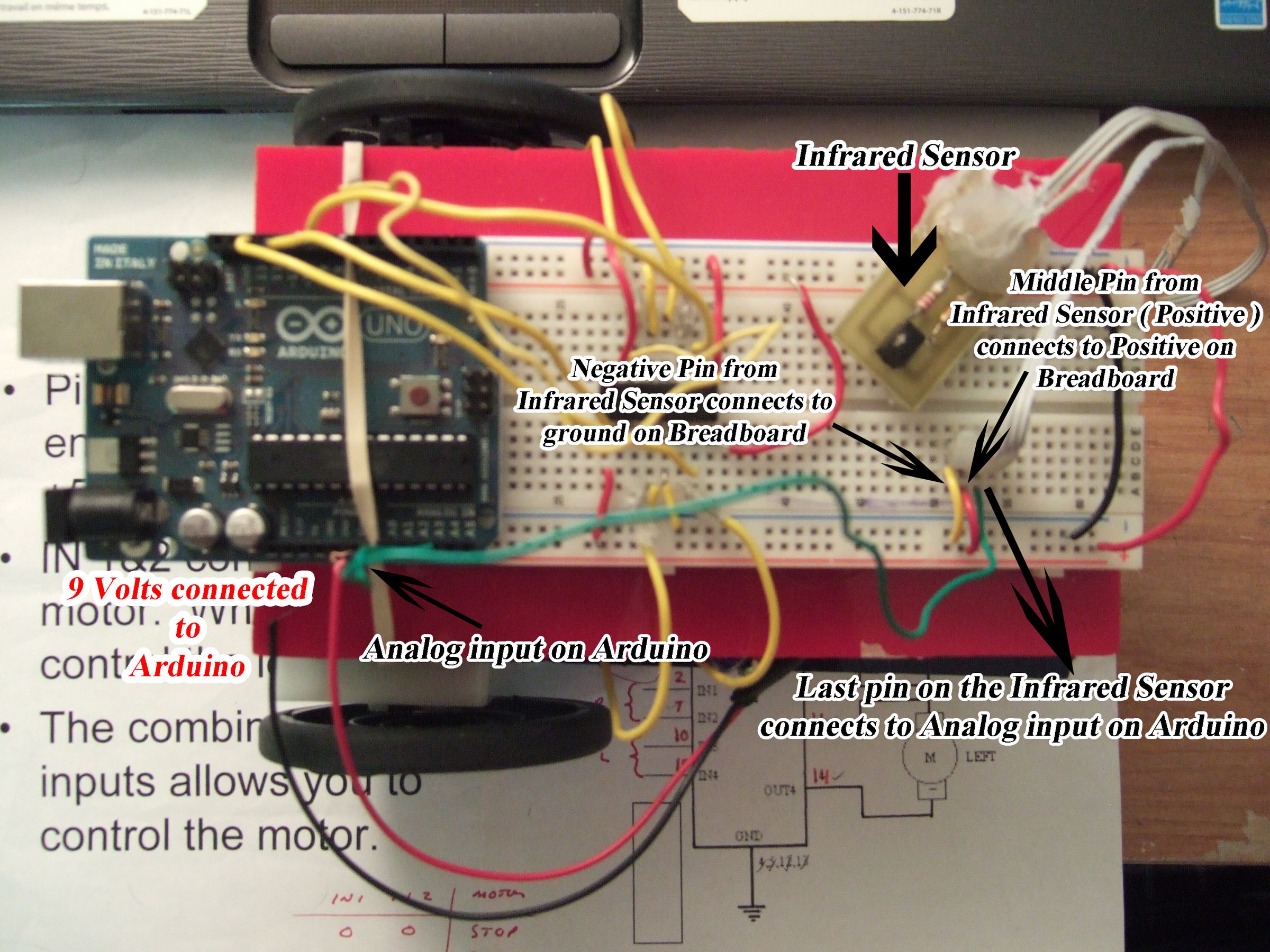 Infrared Sensor Guided Arduino Controlled L293D Robot ( Part 2 ) : 5 ...