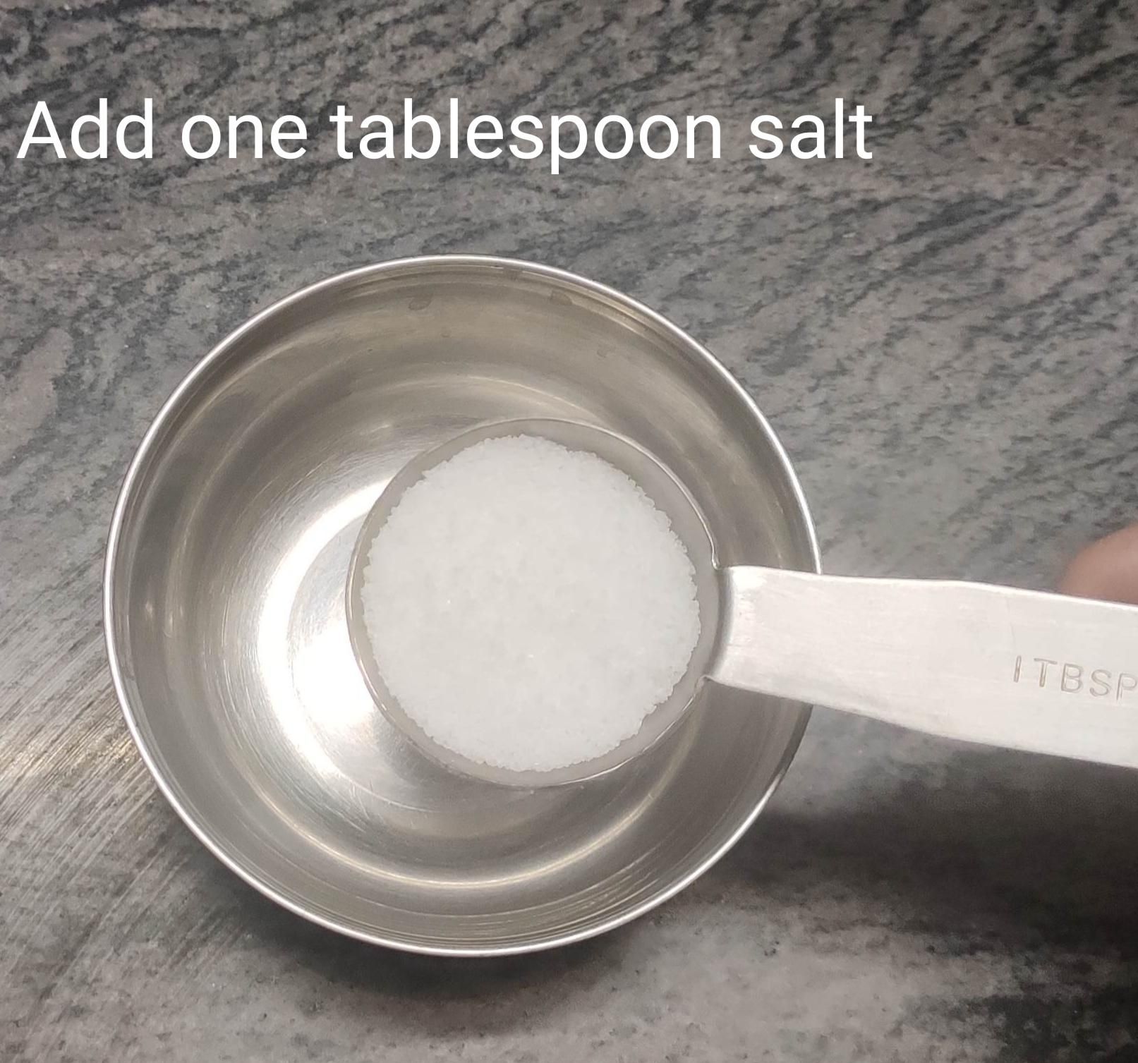1 Tablespoon Of Salt