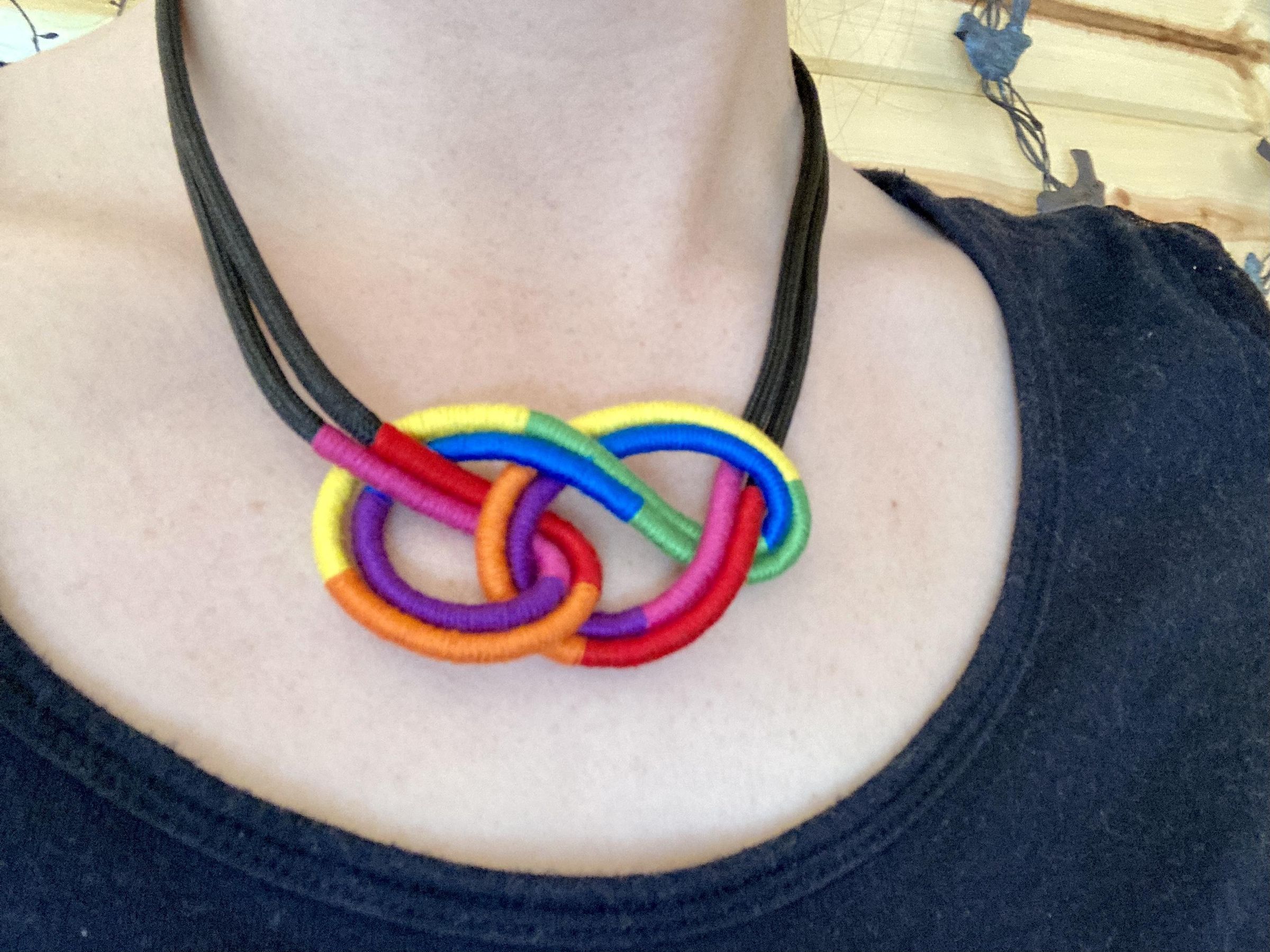 Wrapped Rope Macrame Knot Necklace : 7 Steps (with Pictures ...