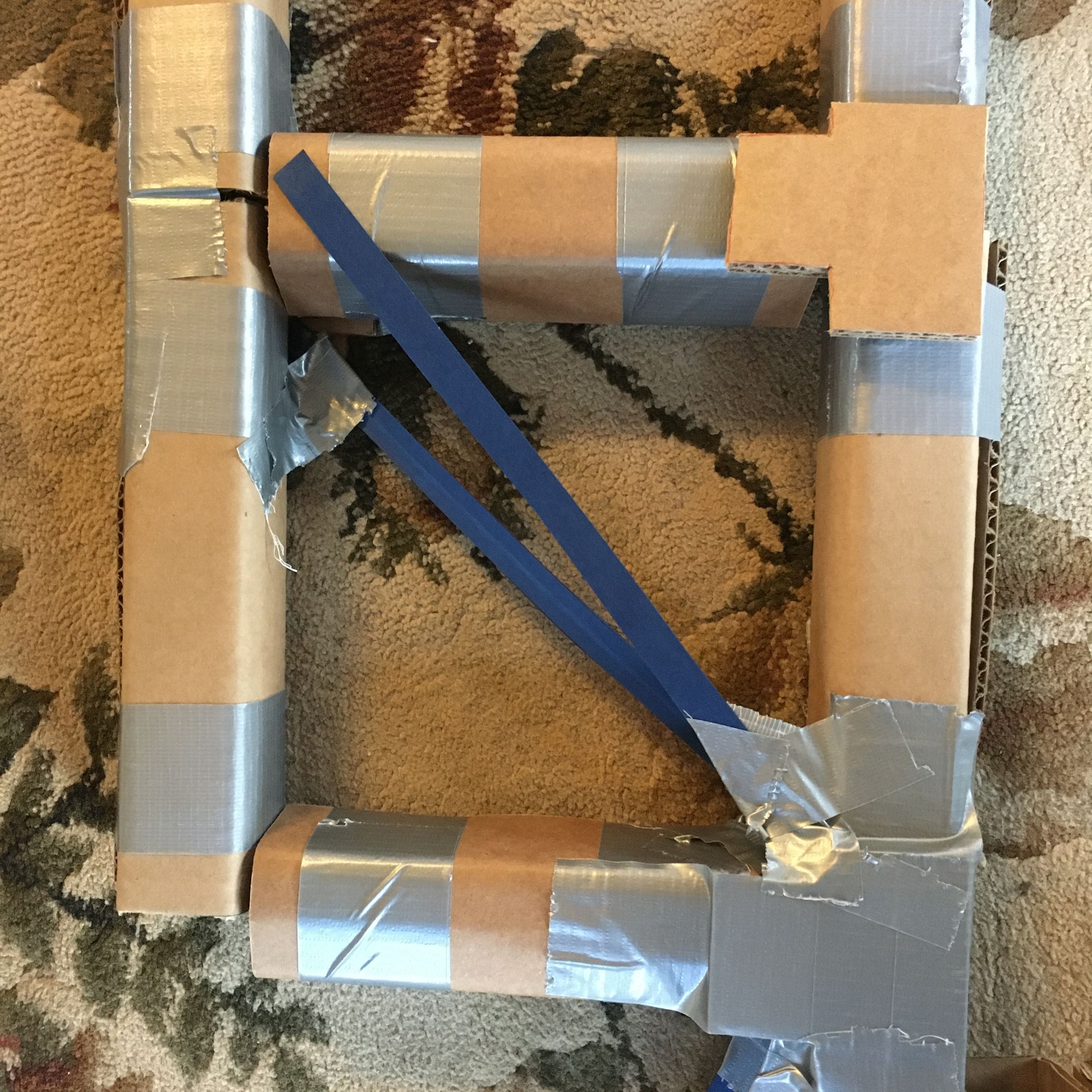 Strong and Simple Cardboard Tower : 5 Steps - Instructables