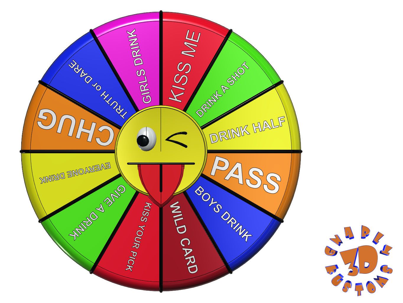 The 2in1 Fidget & Wheel Drinking Game Spinner - Instructables