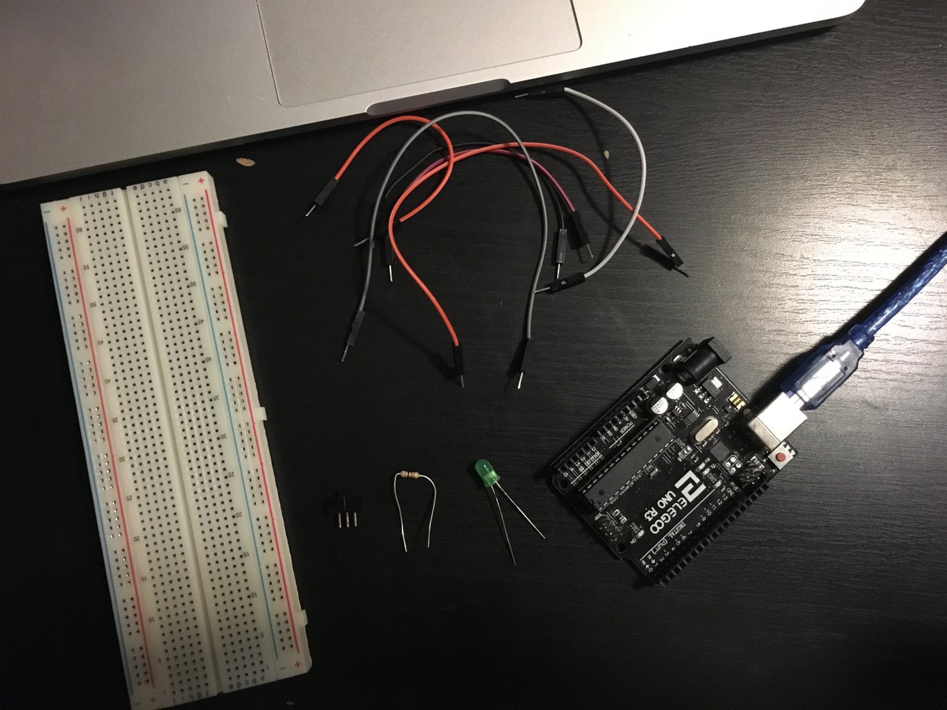 Lighting Up And Led With A Switch In Arduino 5 Steps Instructables