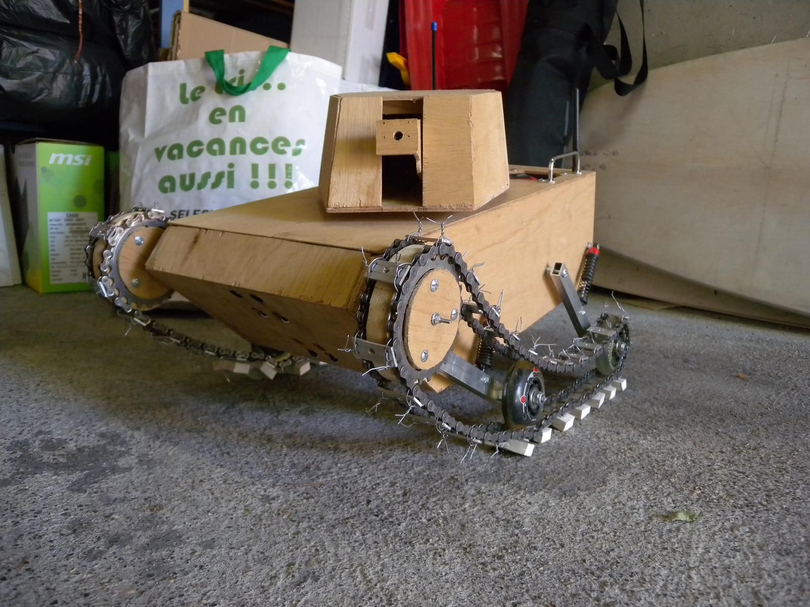 Biting Obstacles Autonomous Robot « Sanglier » (boar) : 8 Steps (with ...