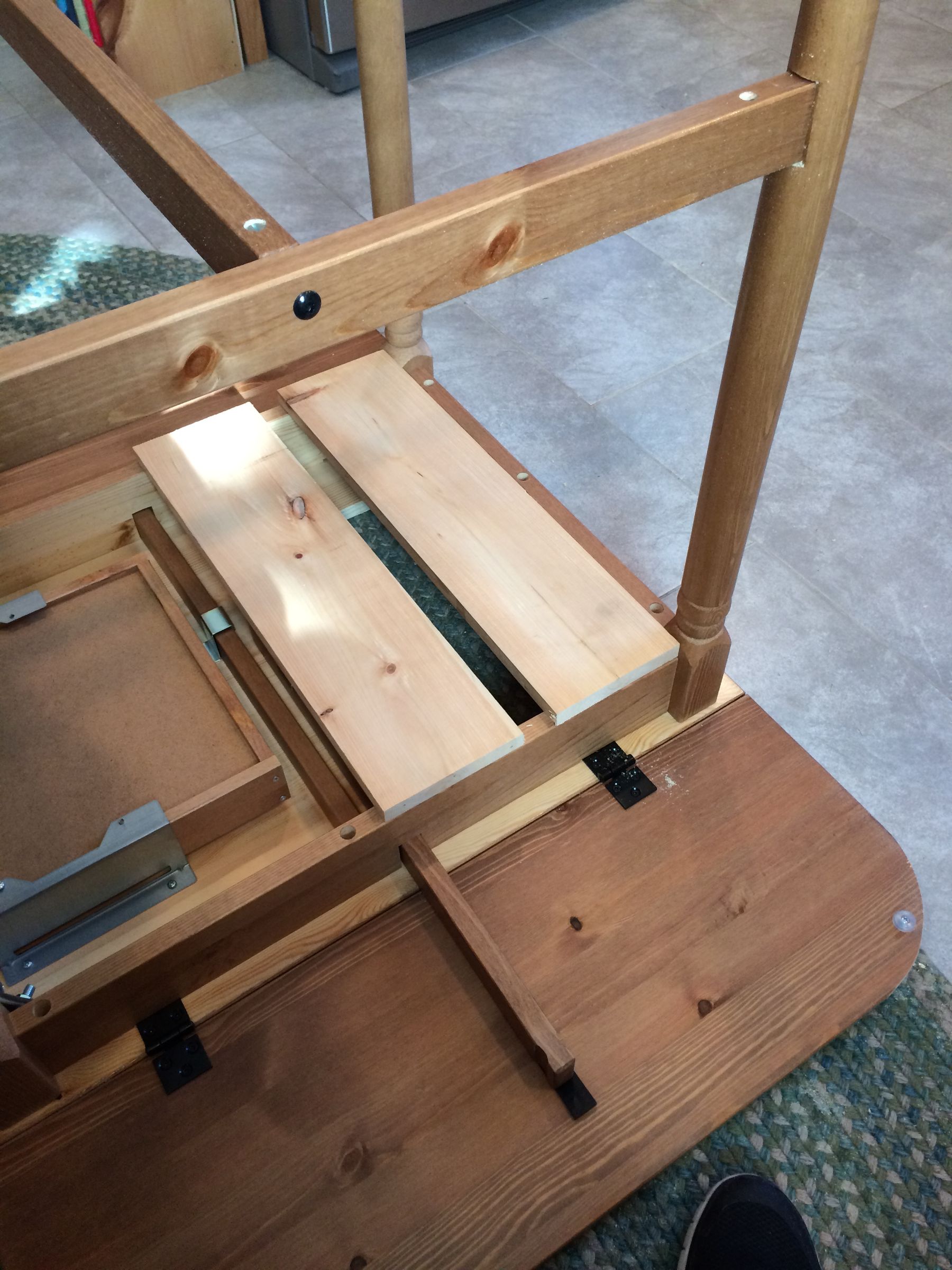 Sewing Machine Table Out of Ikea Ingatorp - Instructables