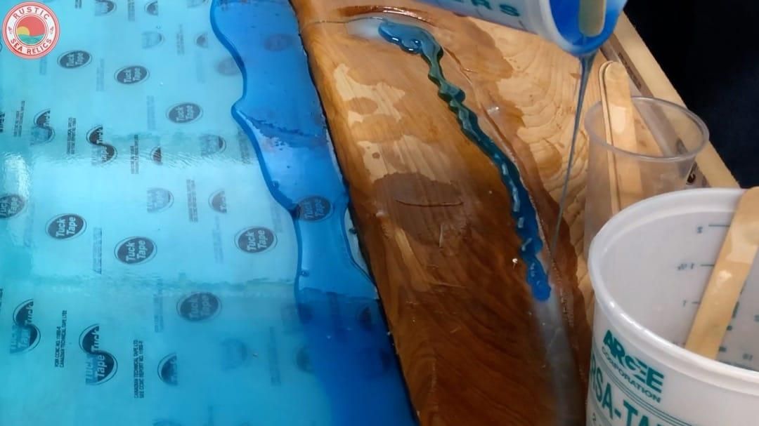 How to Make Epoxy Resin Ocean Art With Waves : 14 Steps (with Pictures ...