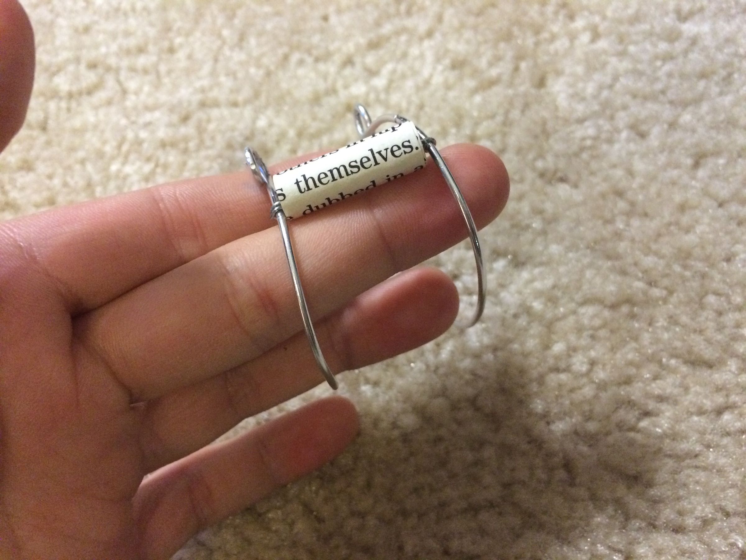 Book Page Bracelet : 6 Steps - Instructables