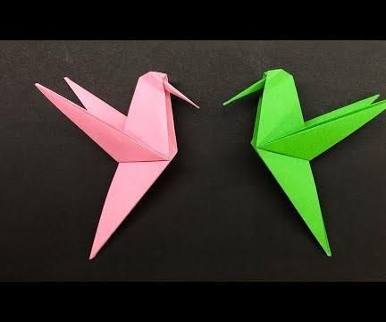 Origami Hummingbird : 8 Steps - Instructables