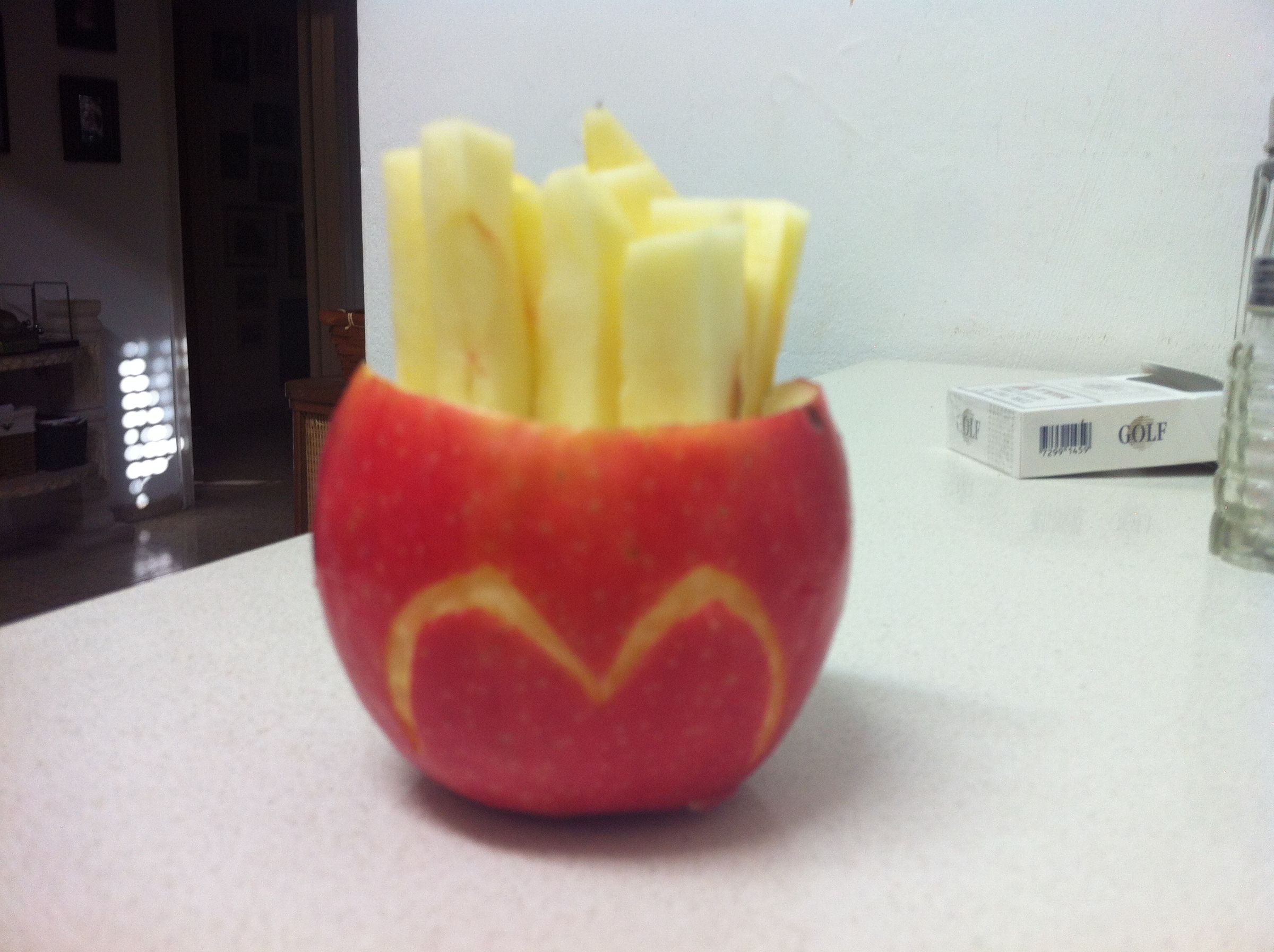 Healthy Apple French Fries - McDonald's Style : 4 Steps - Instructables