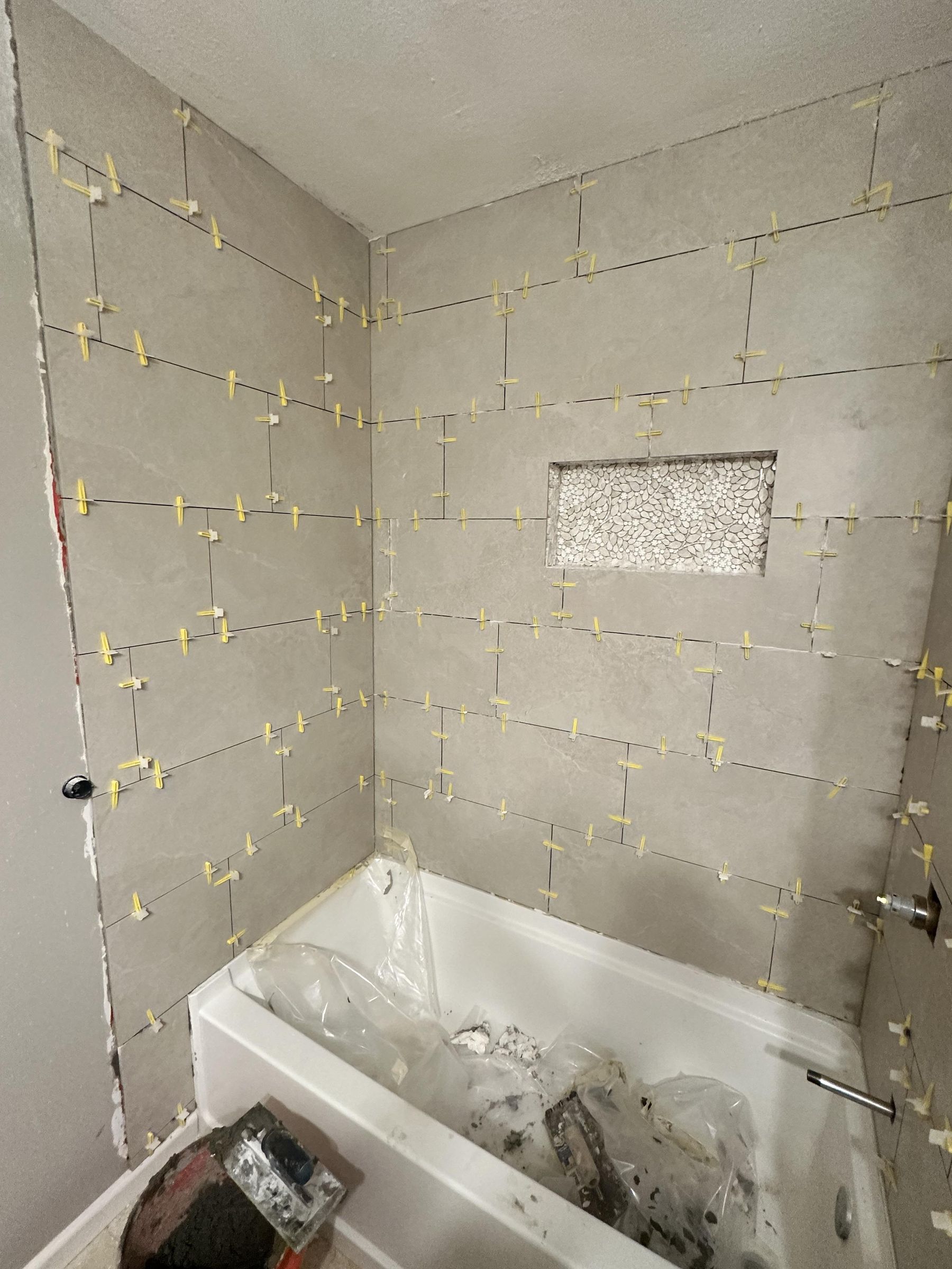 From Fiberglass to Tile: Complete Shower Remodel With New Plumbing : 7 ...