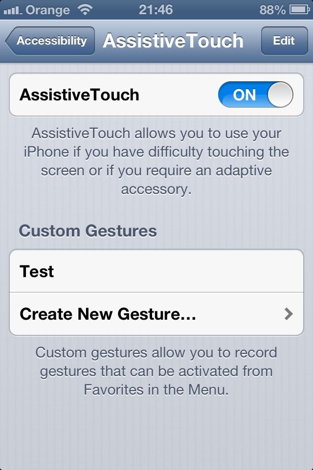 Turning Your Assistive Touch on or Off : 4 Steps - Instructables