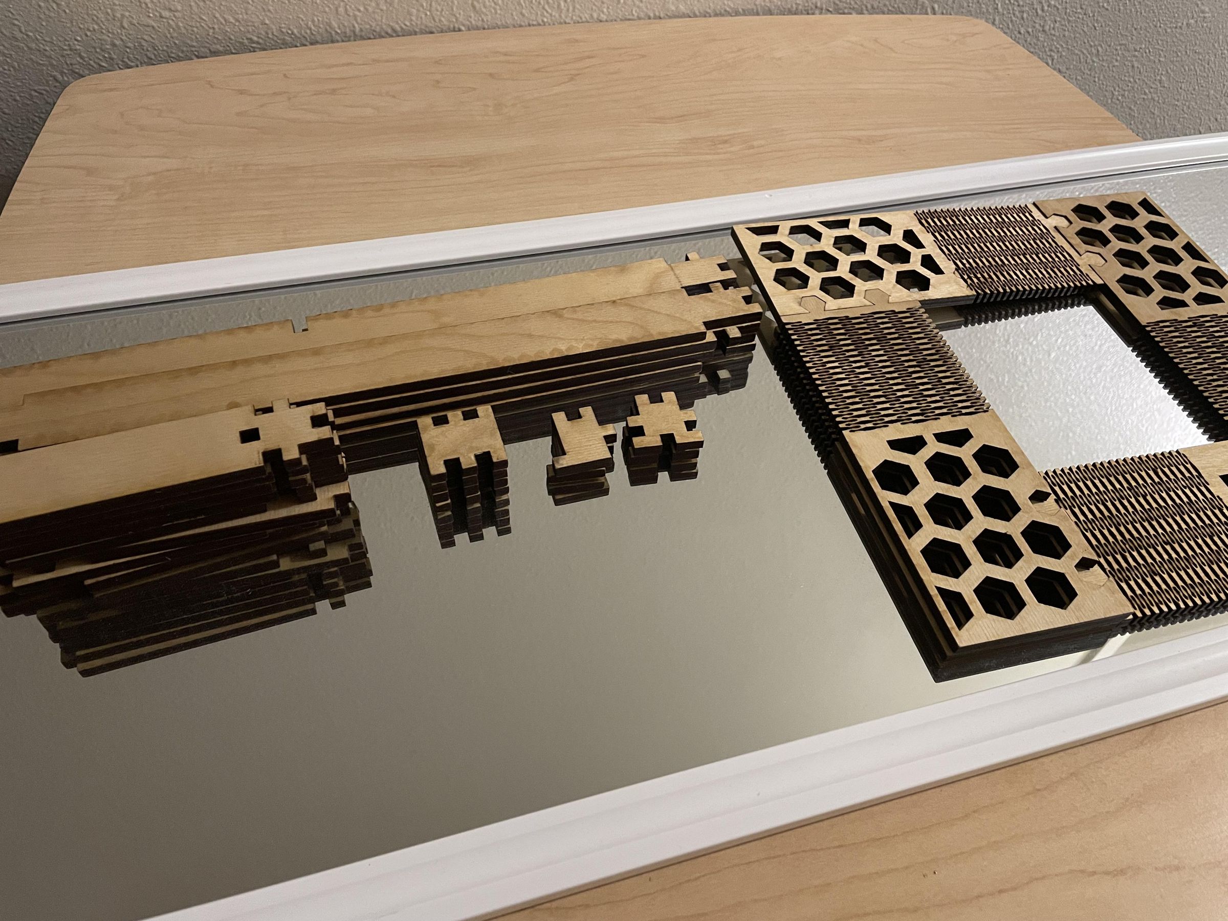 Laser Cut Living Hinge and 3d Tenon Joint Kinetic Sculpture : 3 Steps ...