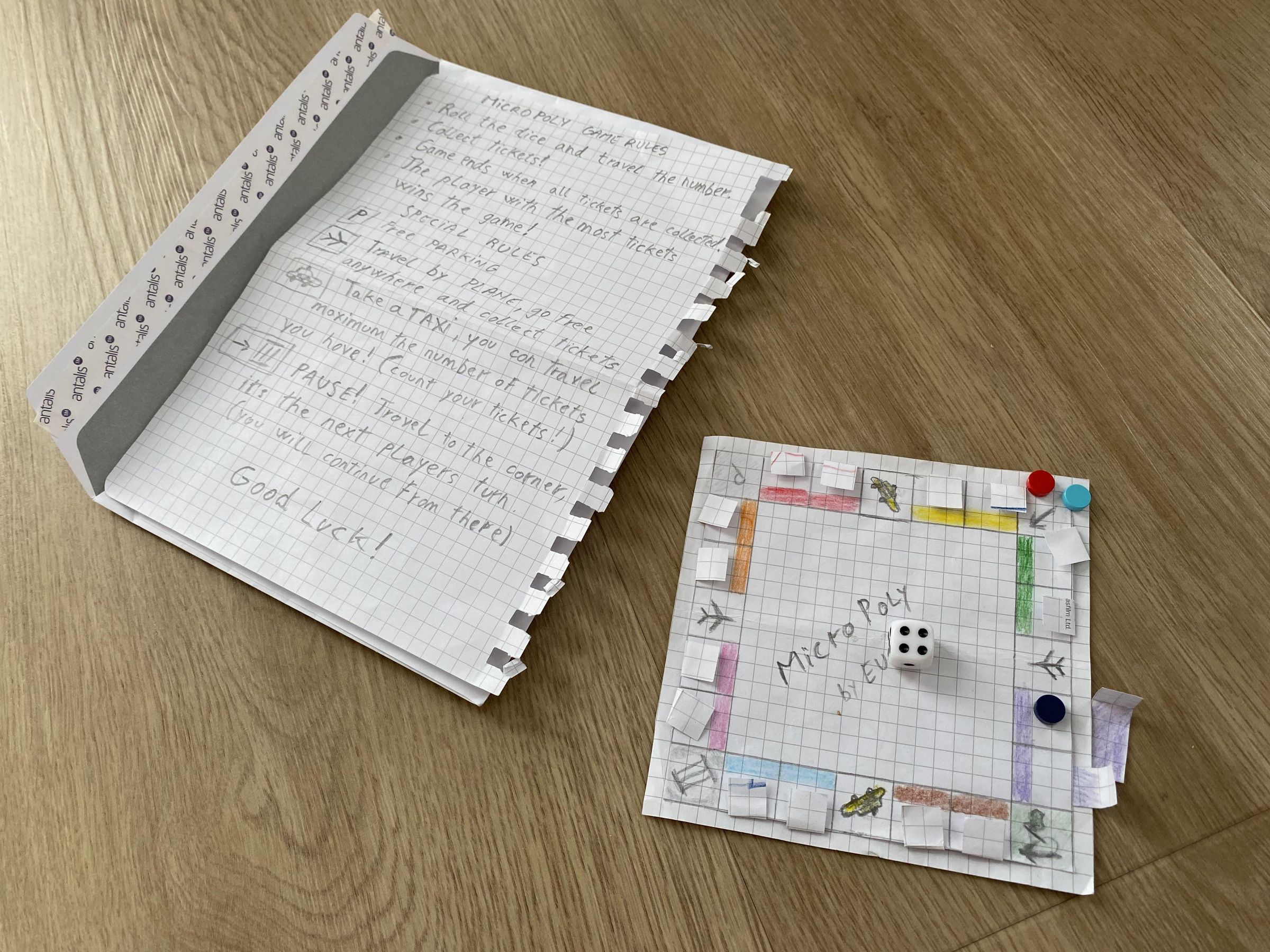 Micropoly: Make Your Own Travel-Themed Board Game From Paper : 6 Steps ...