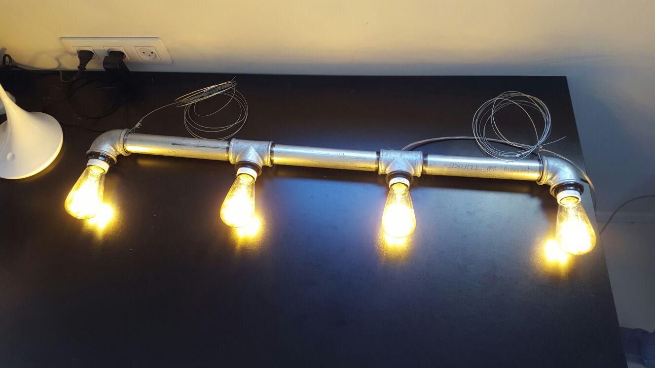 Water Pipes Ceiling Lamp : 6 Steps - Instructables