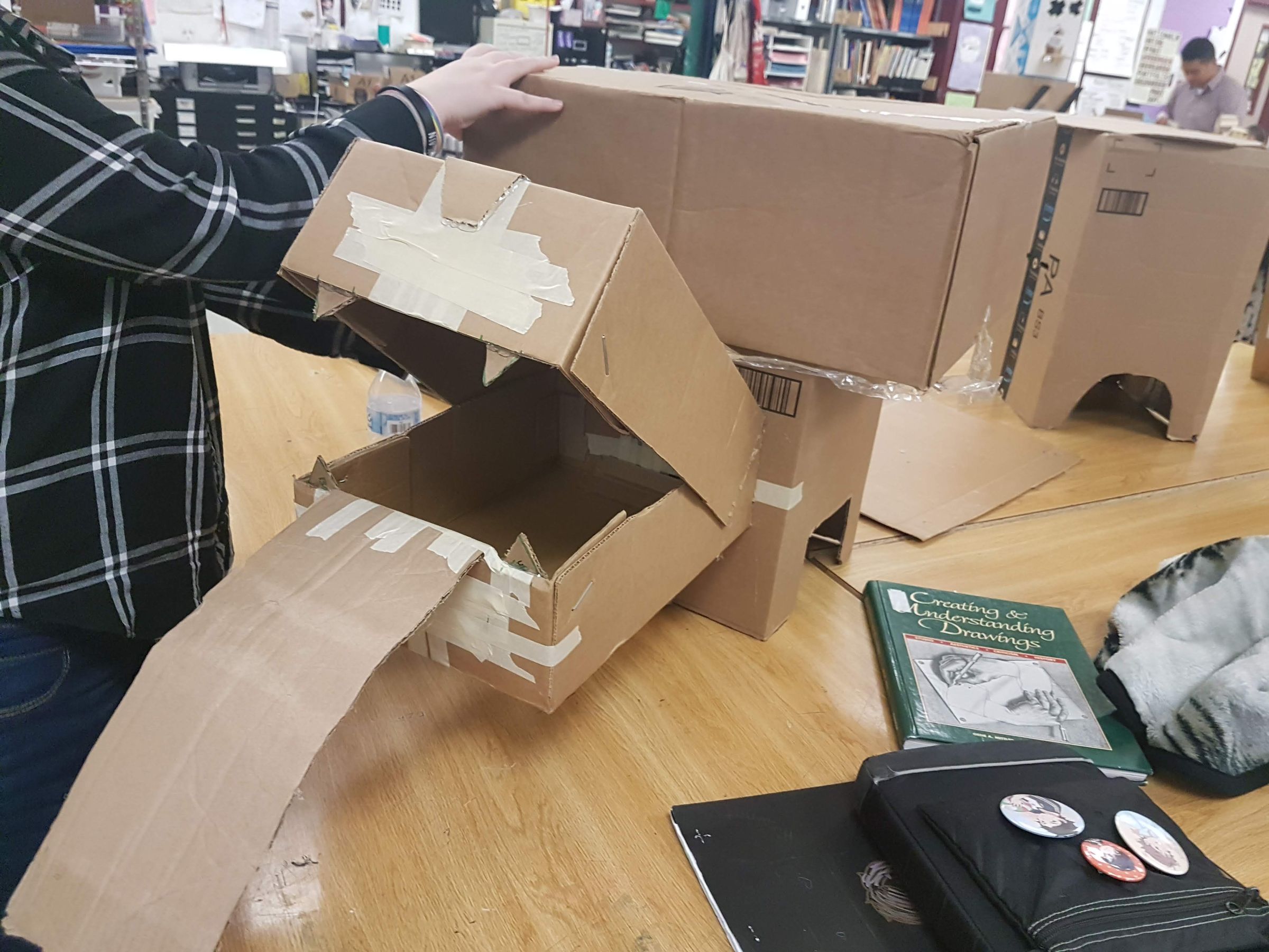 Wayne White Inspired Cardboard Masks : 5 Steps (with Pictures ...