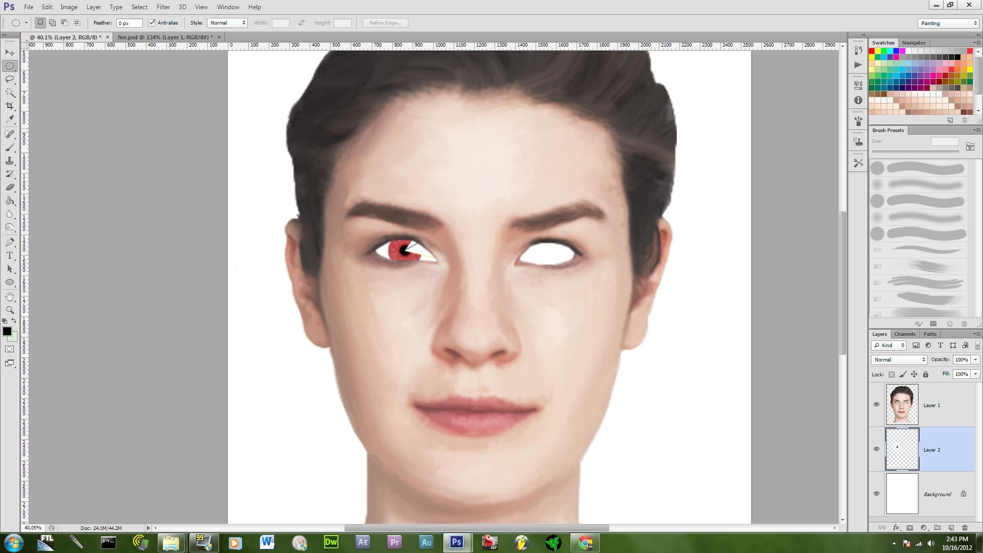 Scary Eye Following Portrait : 3 Steps - Instructables