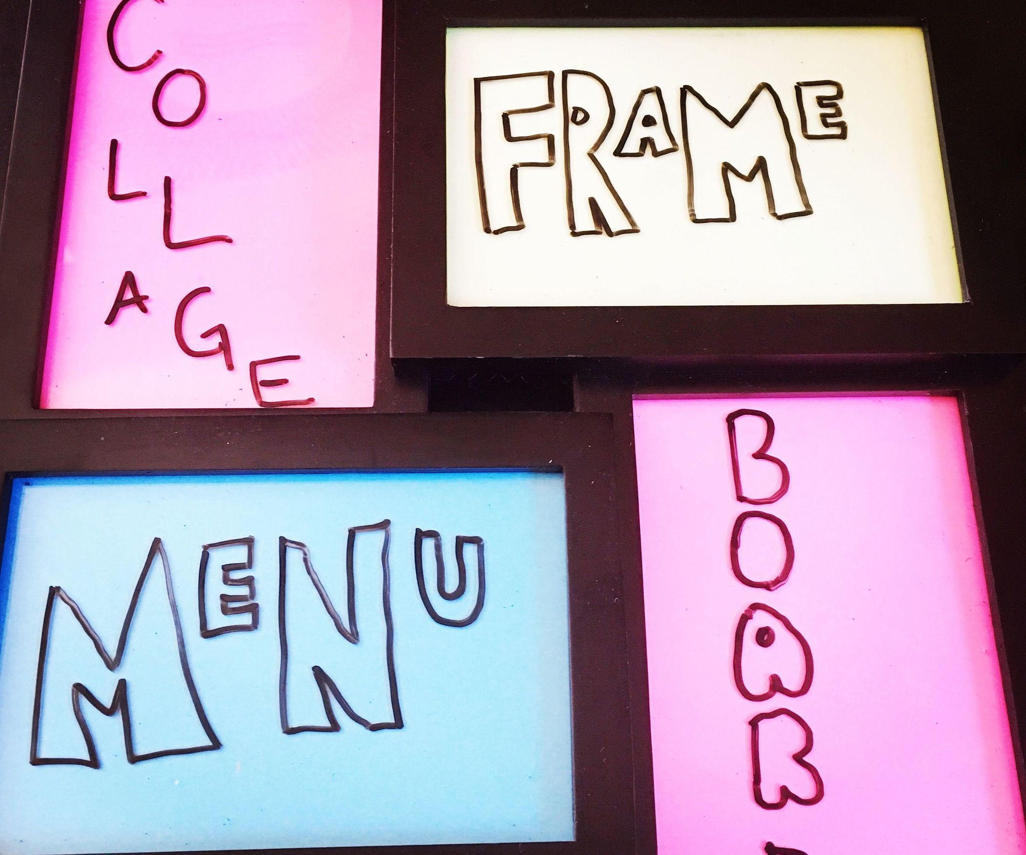 Collage Frame Menu Board : 4 Steps (with Pictures) - Instructables