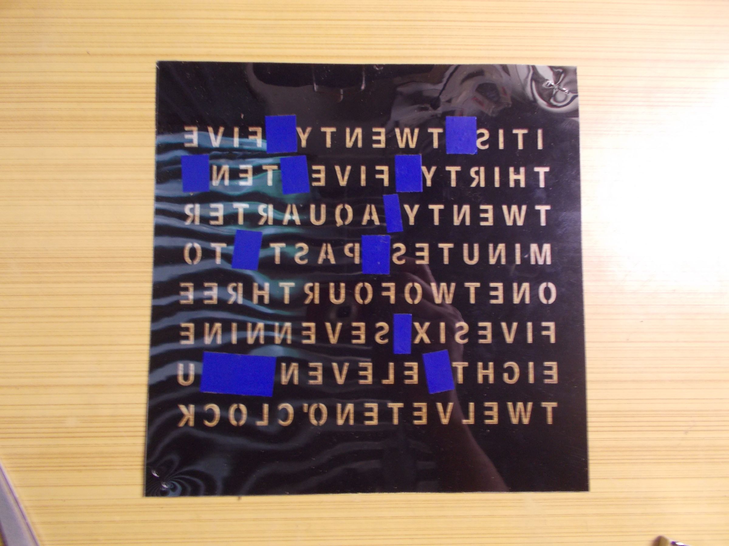 DIY Word Clock : 10 Steps (with Pictures) - Instructables