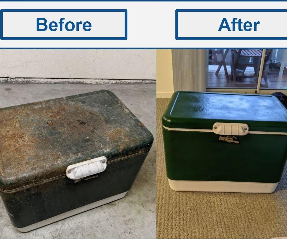 Classic Cooler Salvaged From Dumpster & Restored! : 7 Steps (with ...