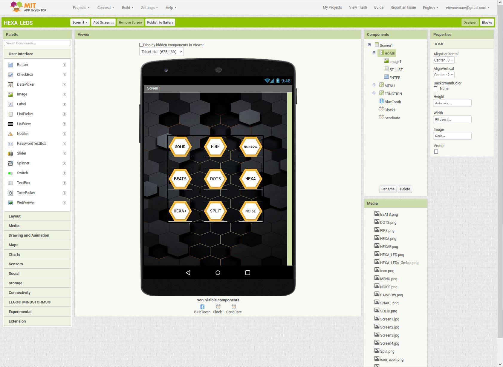 HEXA LEDs - Bluetooth Controlled Glowing Hexagons : 17 Steps (with ...