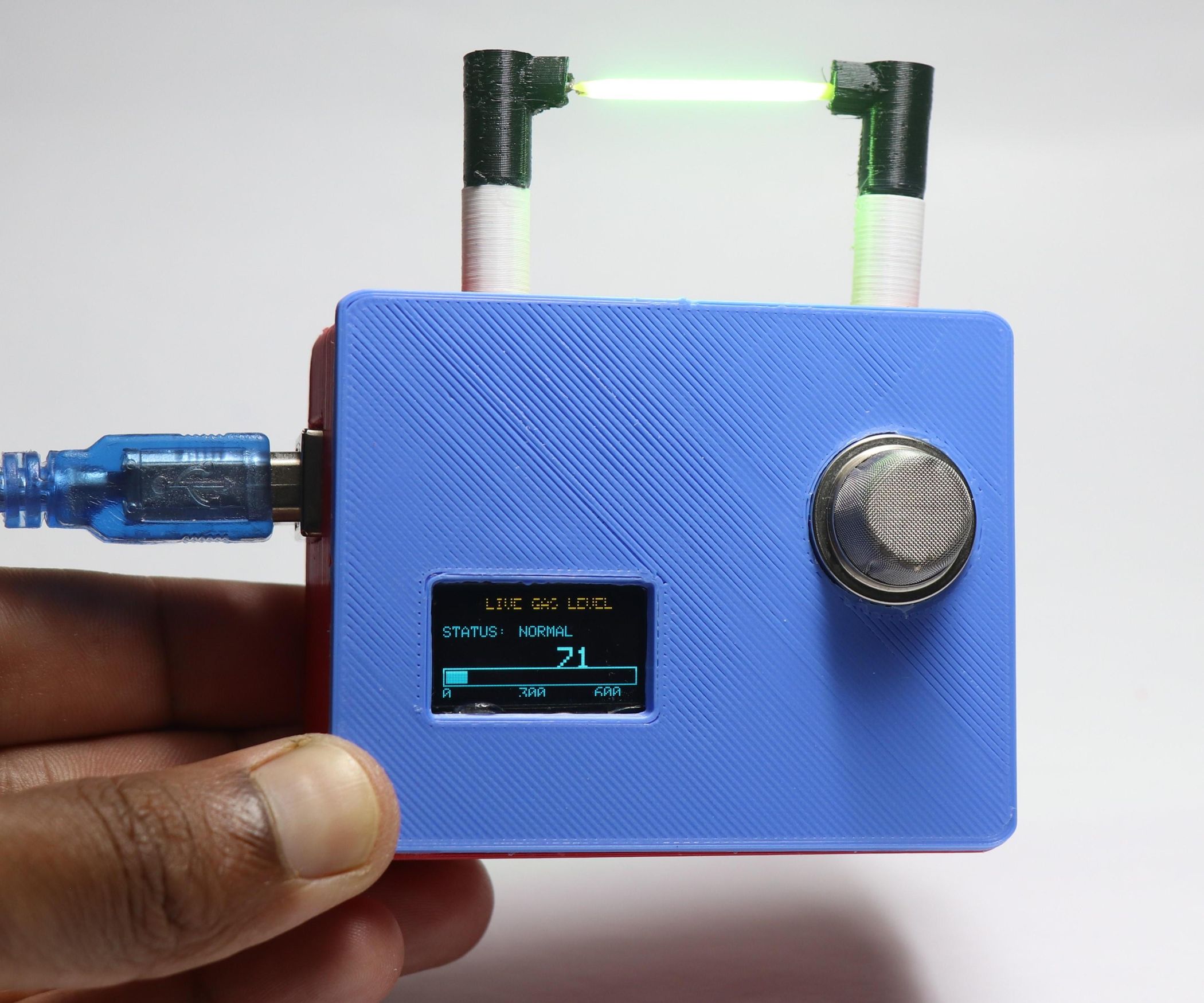 How to Make Mini Gas Leakage Detection Device Using Arduino : 4 Steps ...