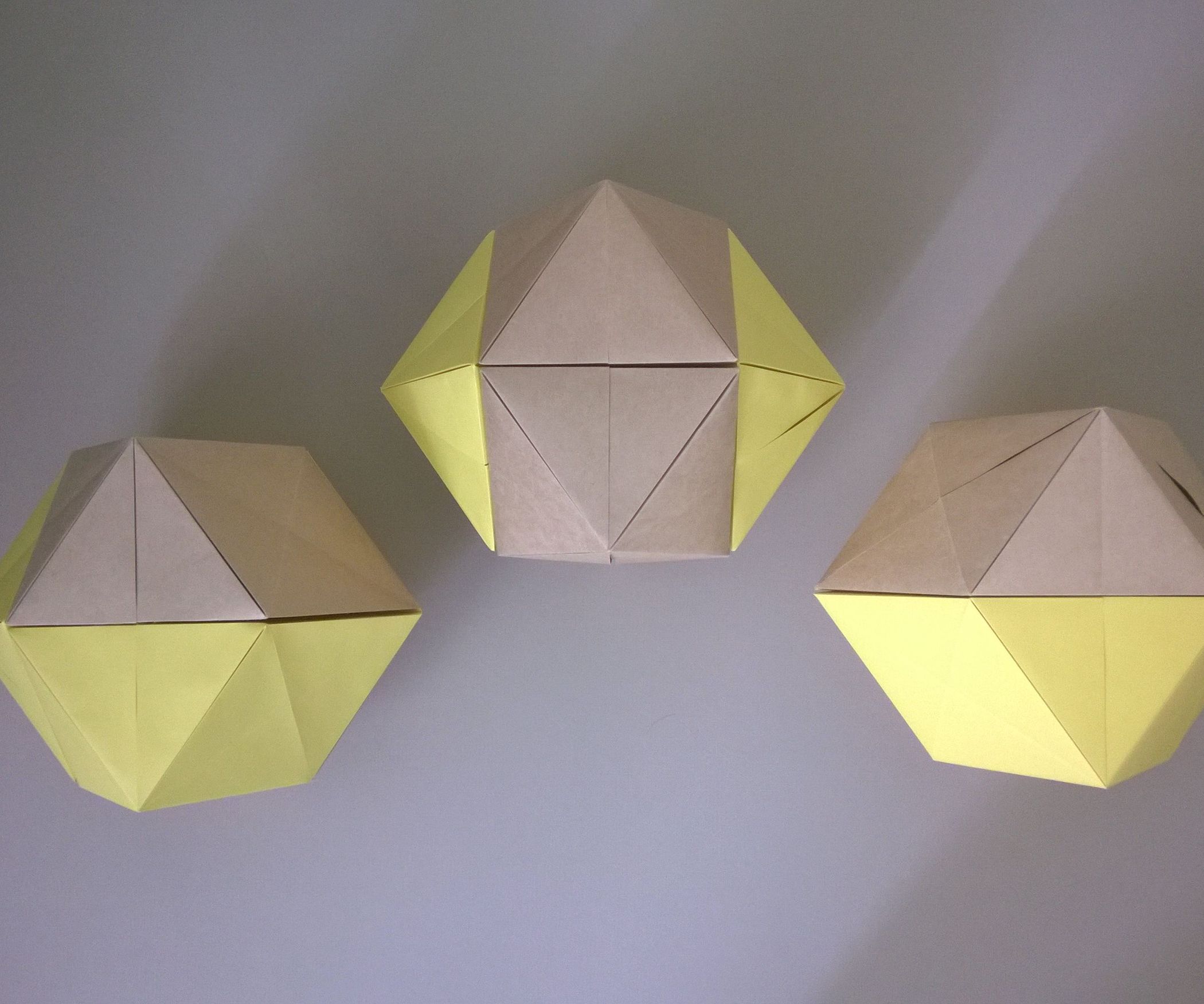 Rhombic Dodecahedron 3-Ways : 5 Steps - Instructables